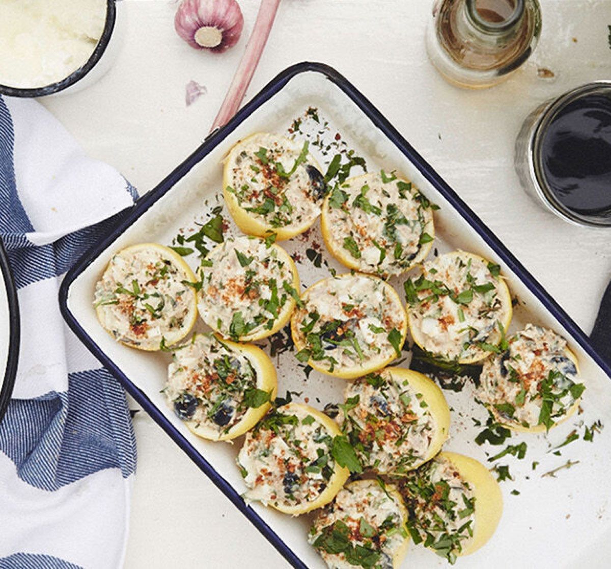 Tuna Stuffed Lemons | Recipe | NEFF UK