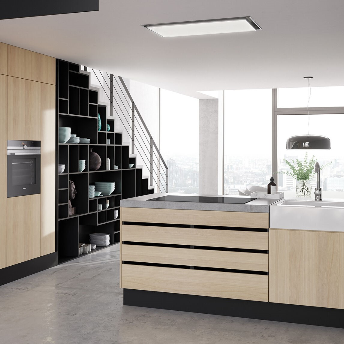 Controla tu extractor de techo desde el móvil | SIEMENS