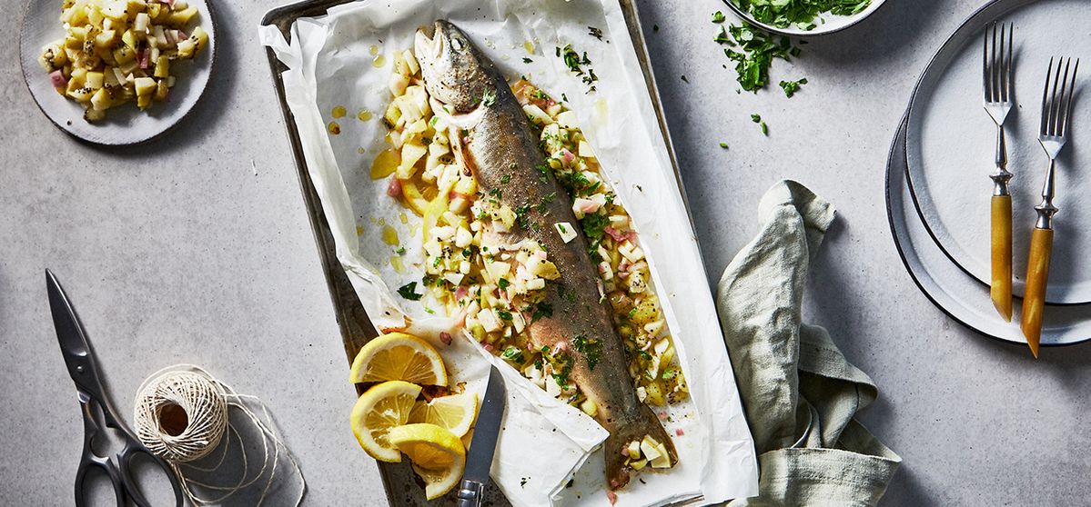 Recipe: Arctic Char with kiwi apple tartar | NEFF