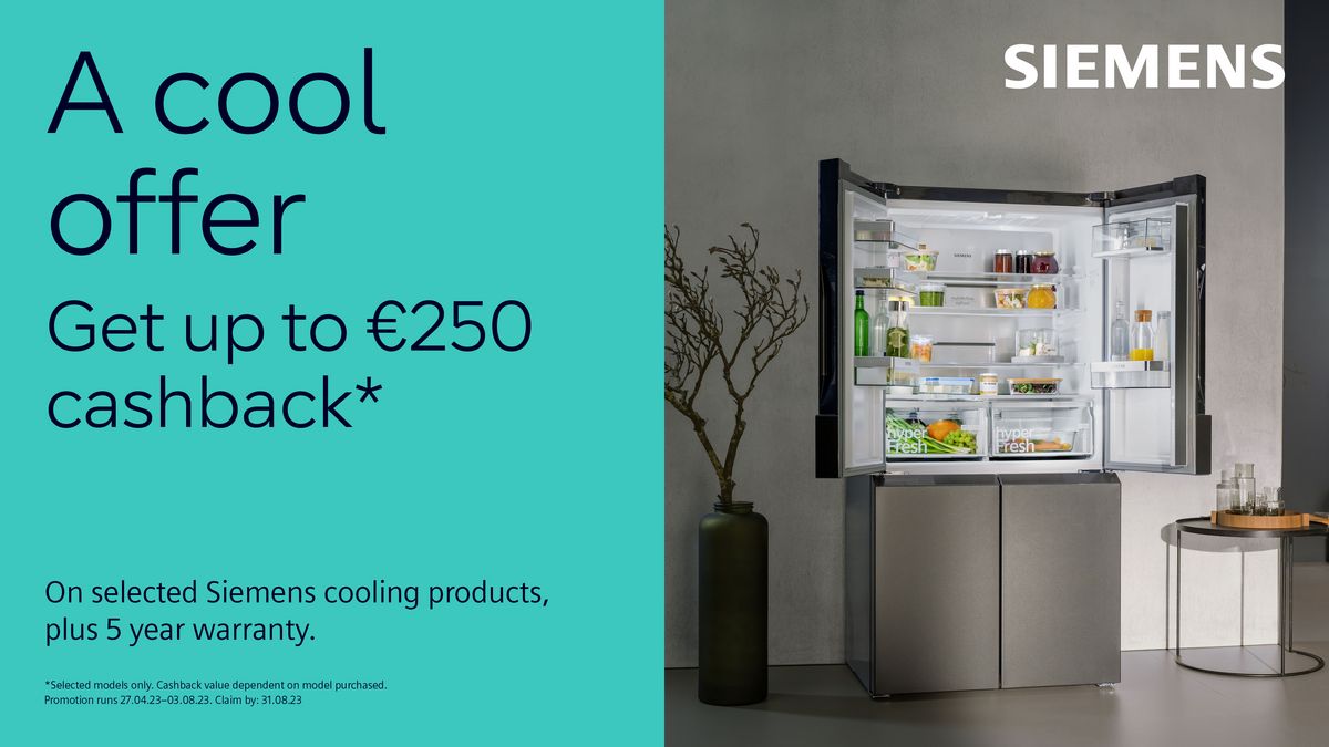 Get up to €250 cashback | Siemens IE