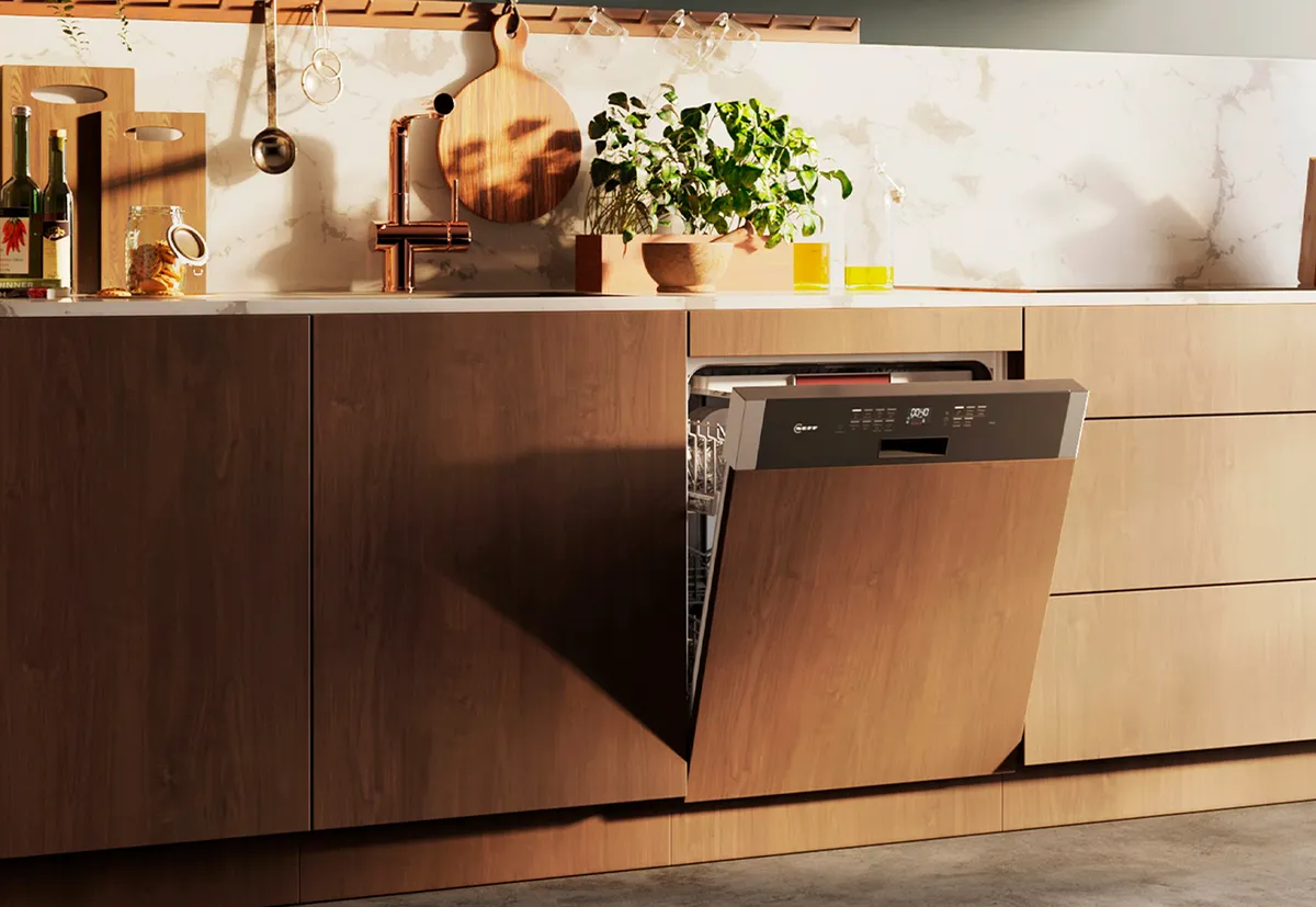 Semi-integrated Dishwashers for your kitchen | NEFF