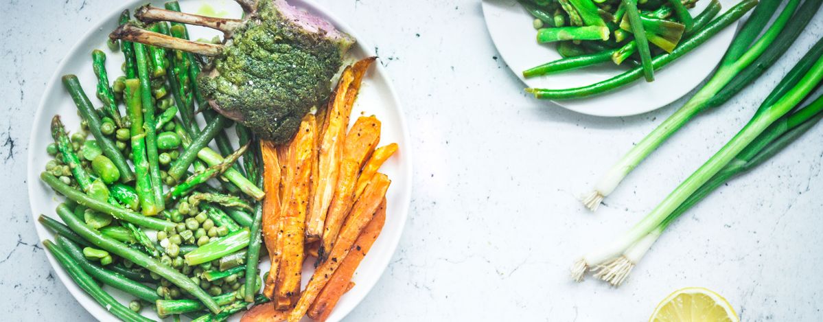 Ontdek onze recepten! Lamskroon met kruidenkorst | Siemens