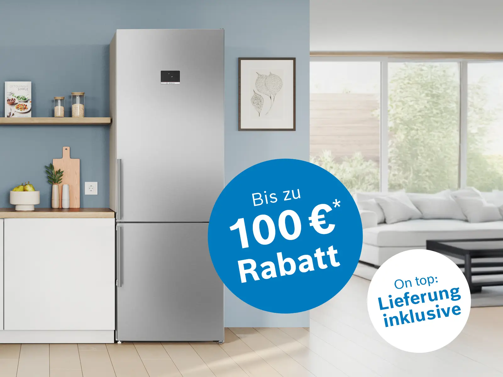 KFI96AXEA Kühl-Gefrier-Kombination, mehrtürig | Bosch Hausgeräte DE