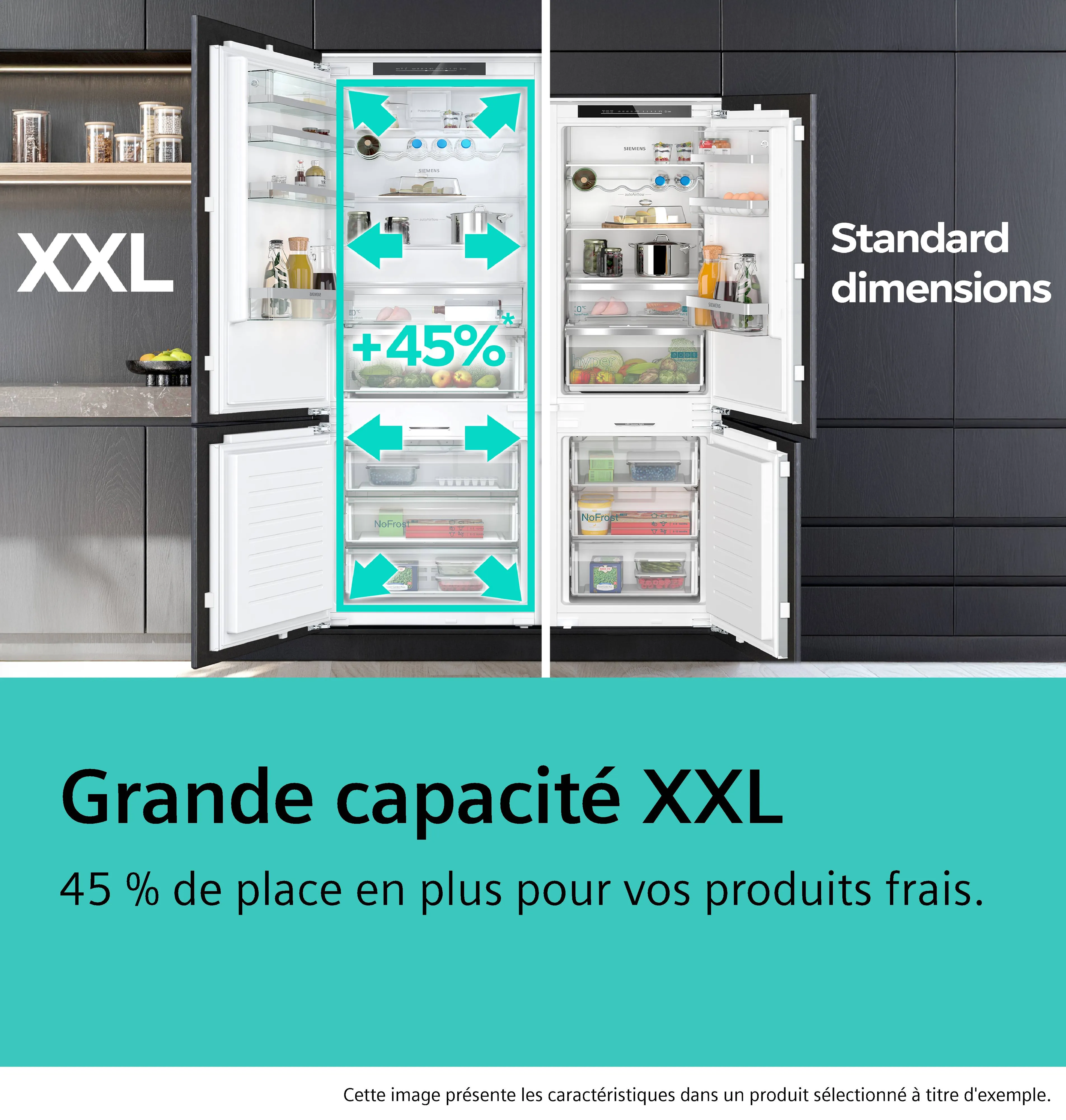 KB96NNSE0 Réfrigérateur combiné intégrable | SIEMENS FR