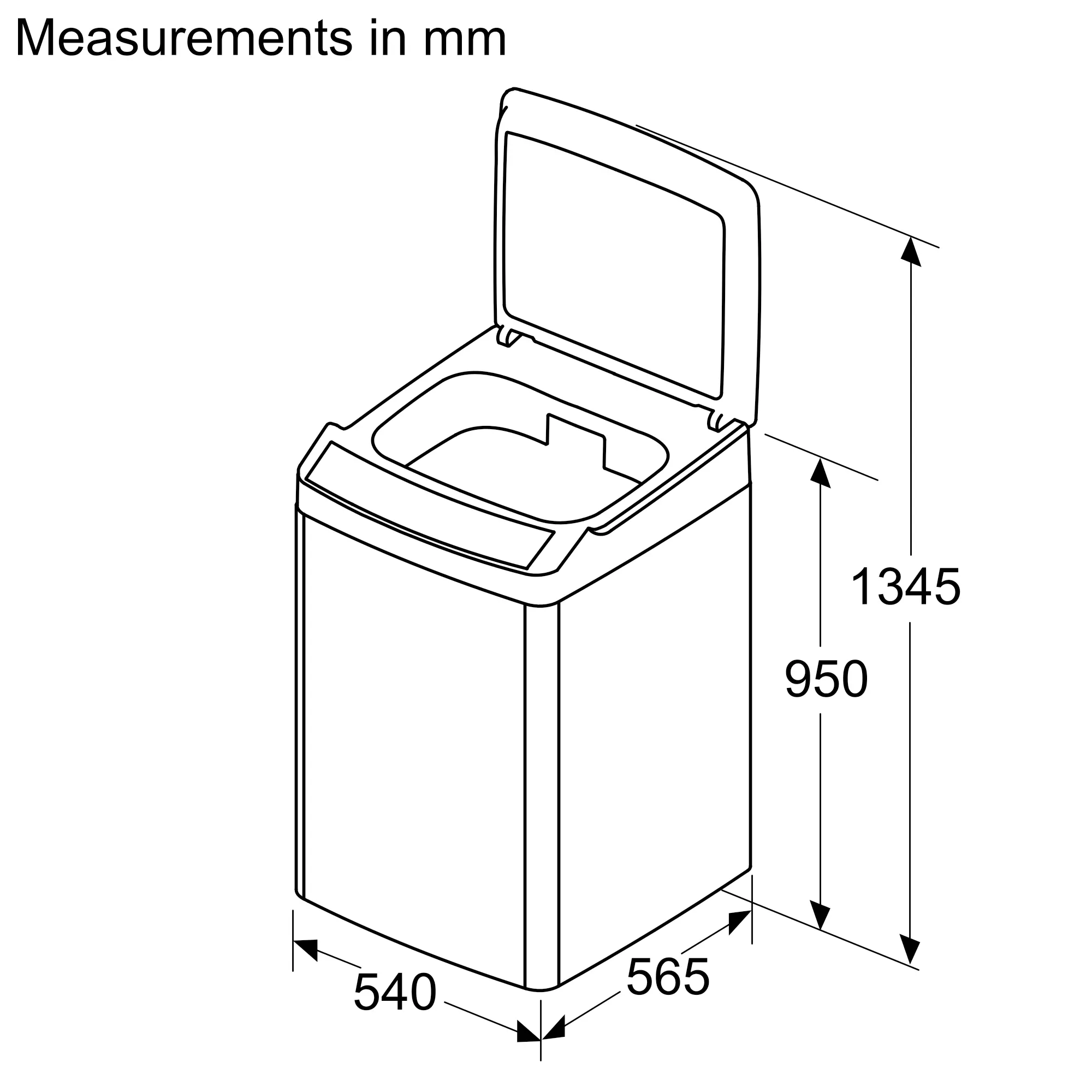WOE80AH0IN washing machine, top loader | Bosch Home Appliances IN