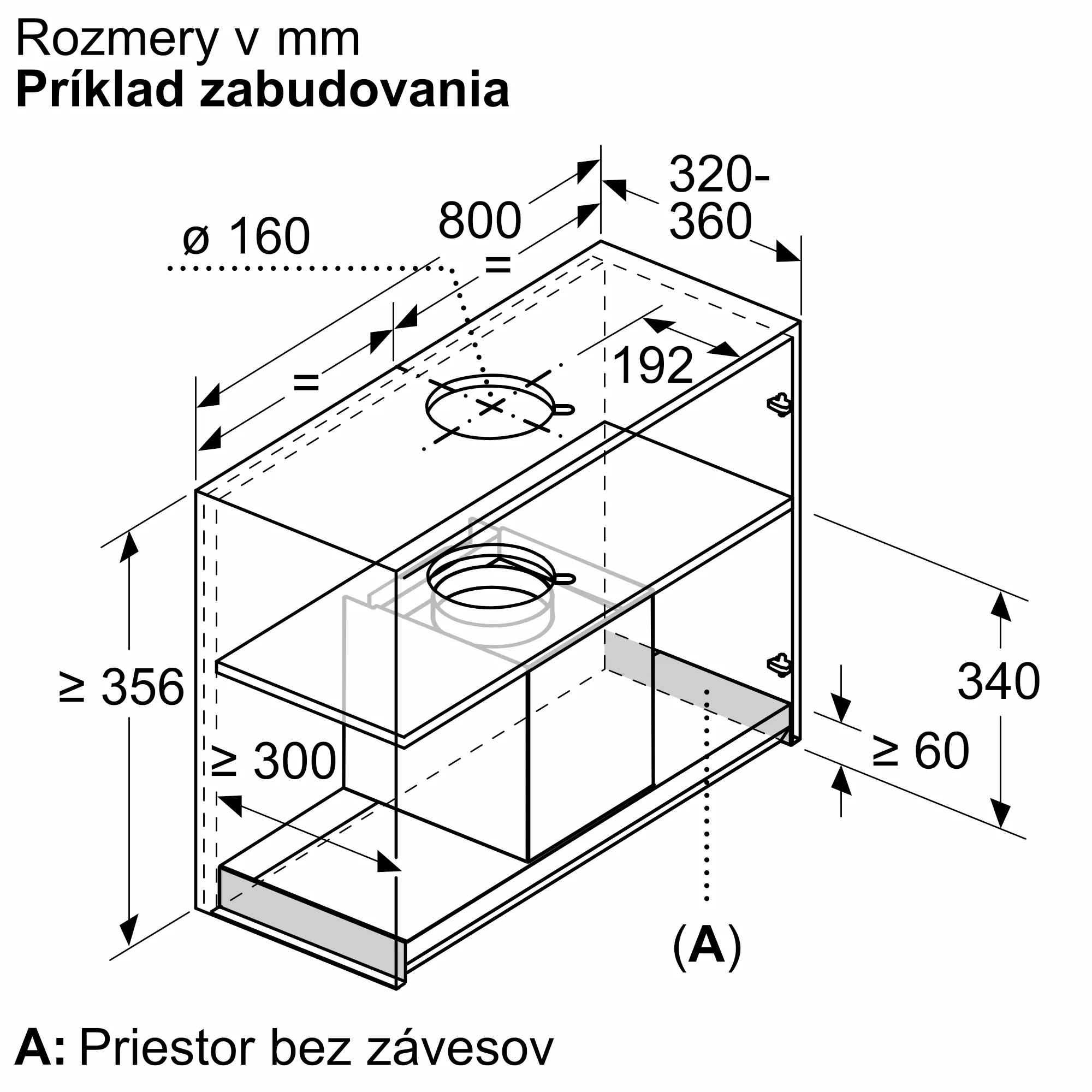 DBB87DP60 Zabudovateľný odsávač pár | Bosch SK