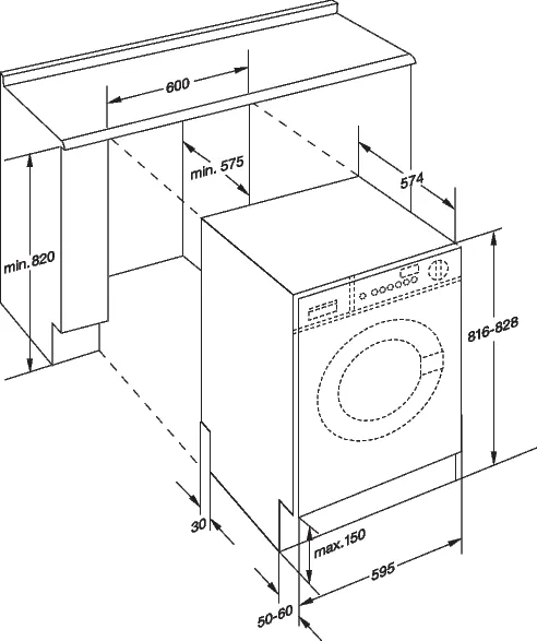 WM204140 Built-in washing machine | GAGGENAU DE