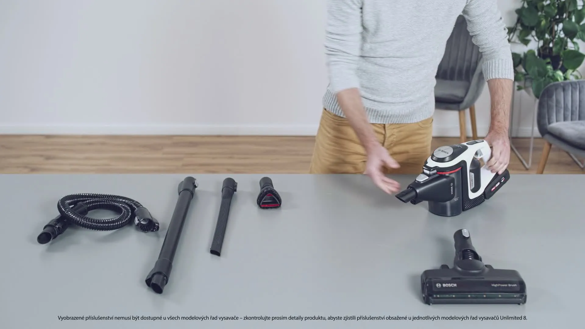 BOSCH - BBS8213W - Akumulátorový vysavač