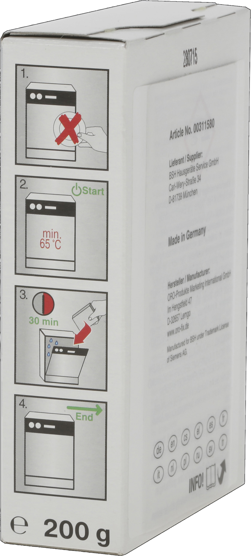 00311580 Cleaner | BOSCH SG