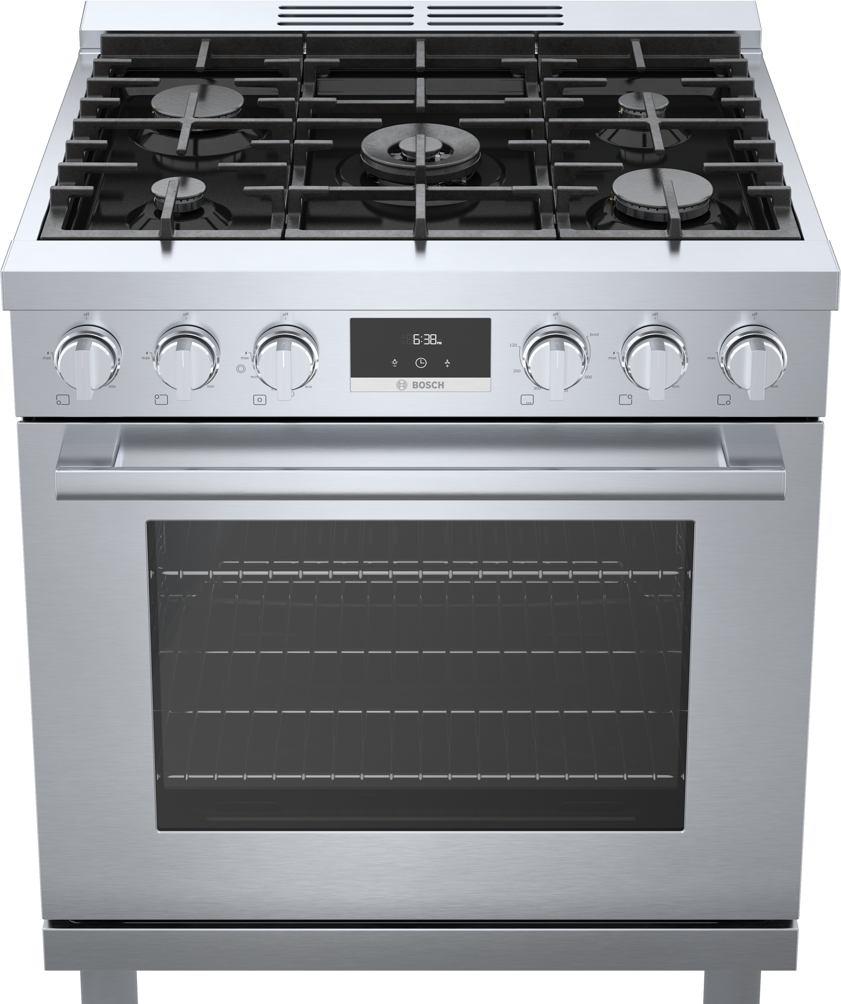 HDS8055U Dual Fuel Freestanding Range | BOSCH US