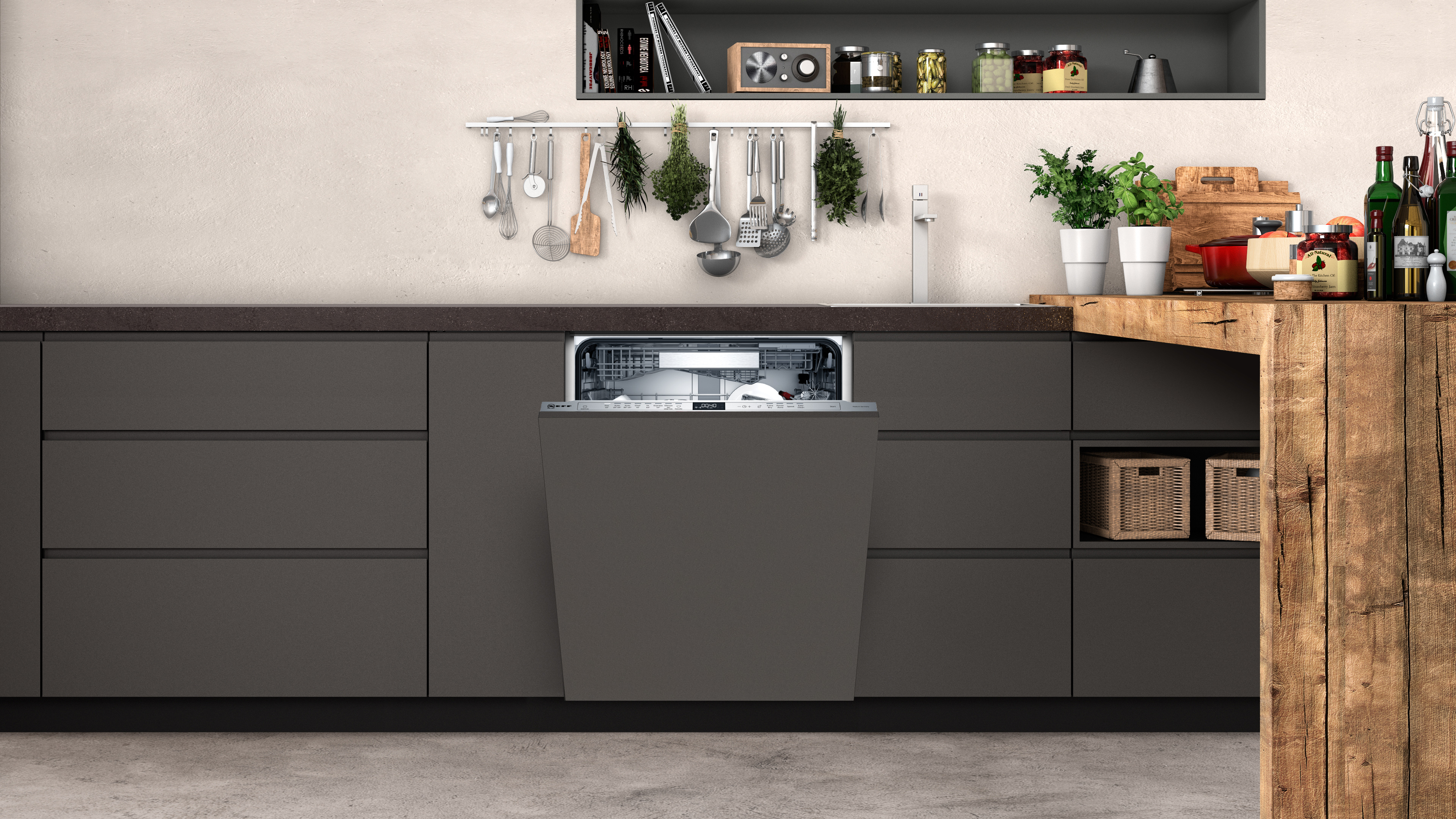 S287HDX01A Fully-integrated dishwasher | NEFF NZ