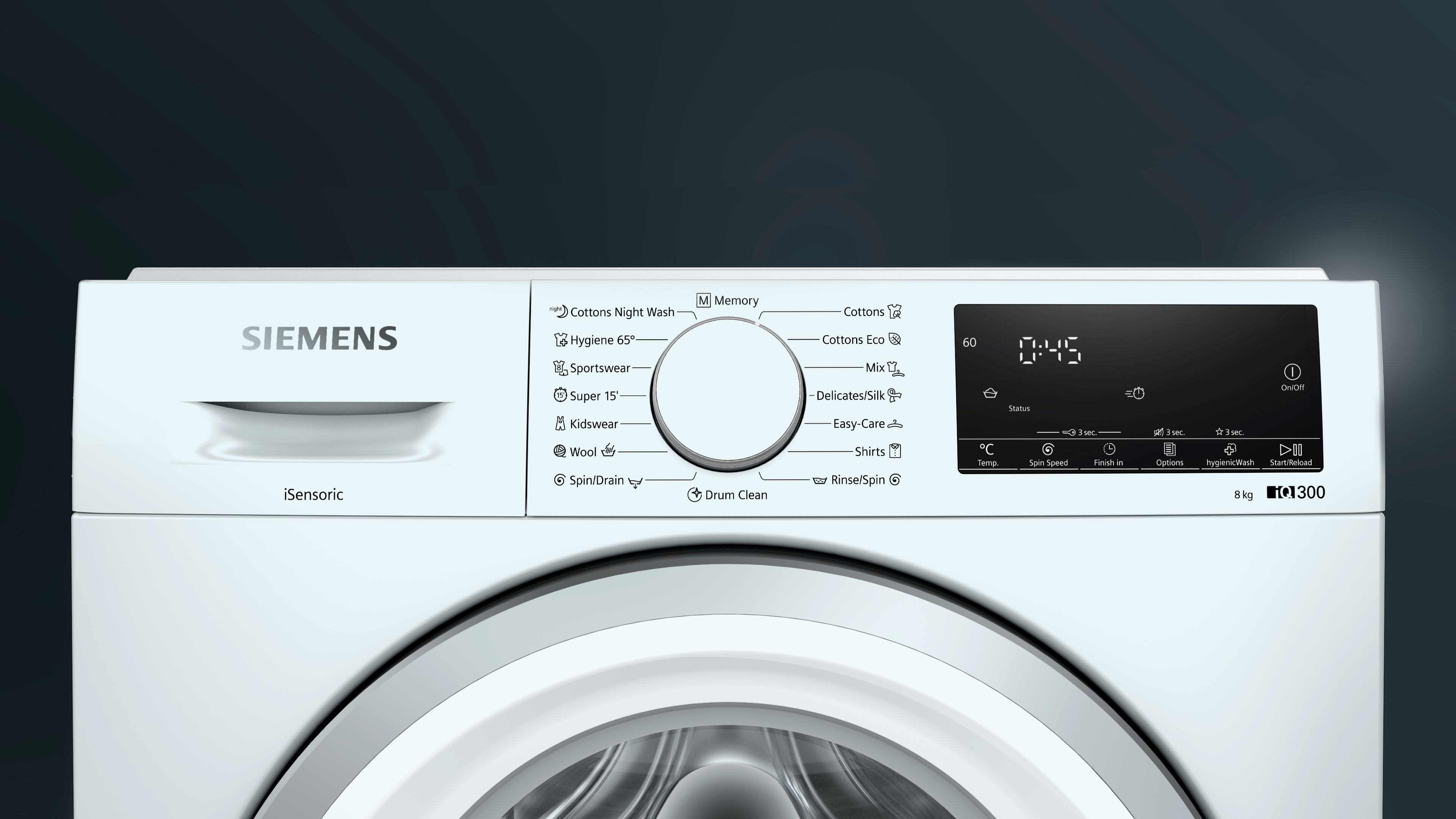WS14S4B8HK washing machine, Slimline | SIEMENS HK