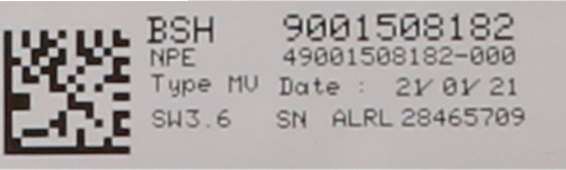 11036777 Operating module | SIEMENS GB