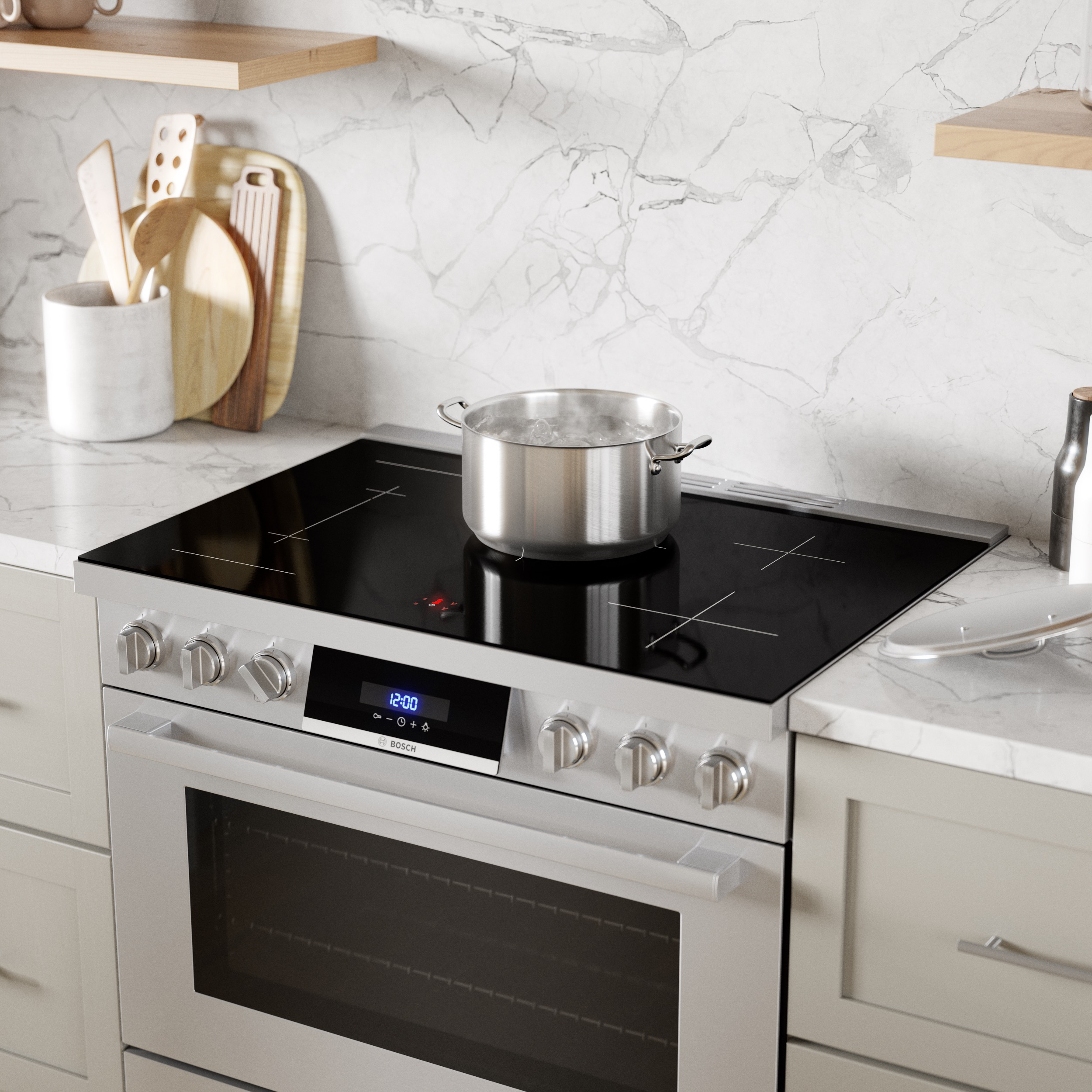 HIS8655U Induction freestanding range | BOSCH US