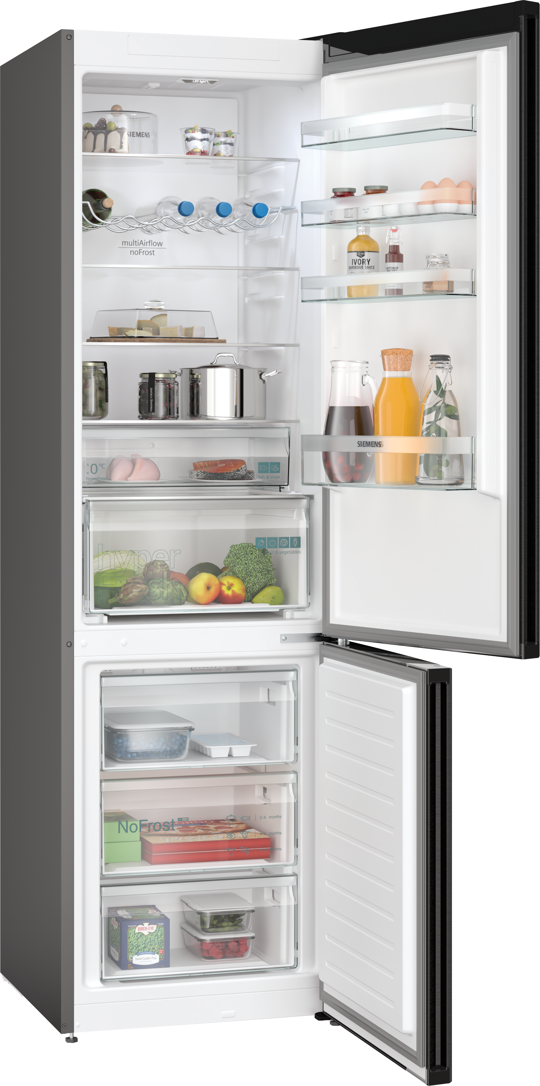 KG39NXXBF Free-standing fridge-freezer with freezer at bottom | SIEMENS GB