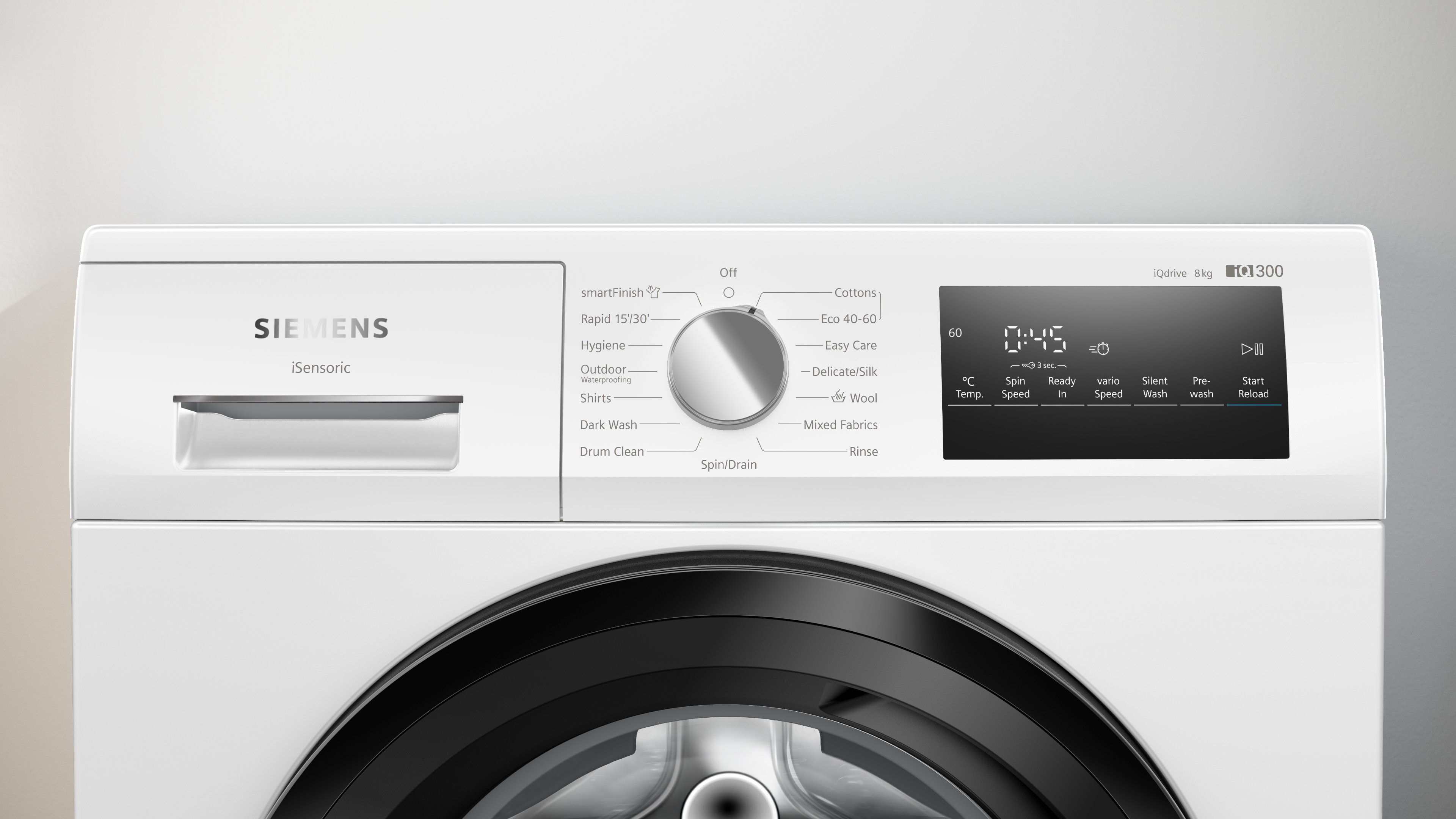 WM14N208GB Washing machine, front loader | SIEMENS GB