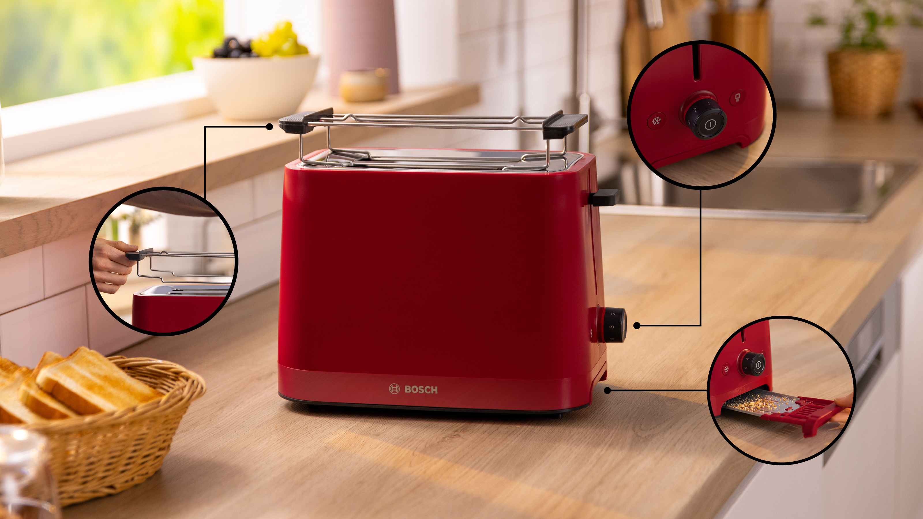 TAT3M124 Kompakt Toaster | Bosch Hausgeräte AT