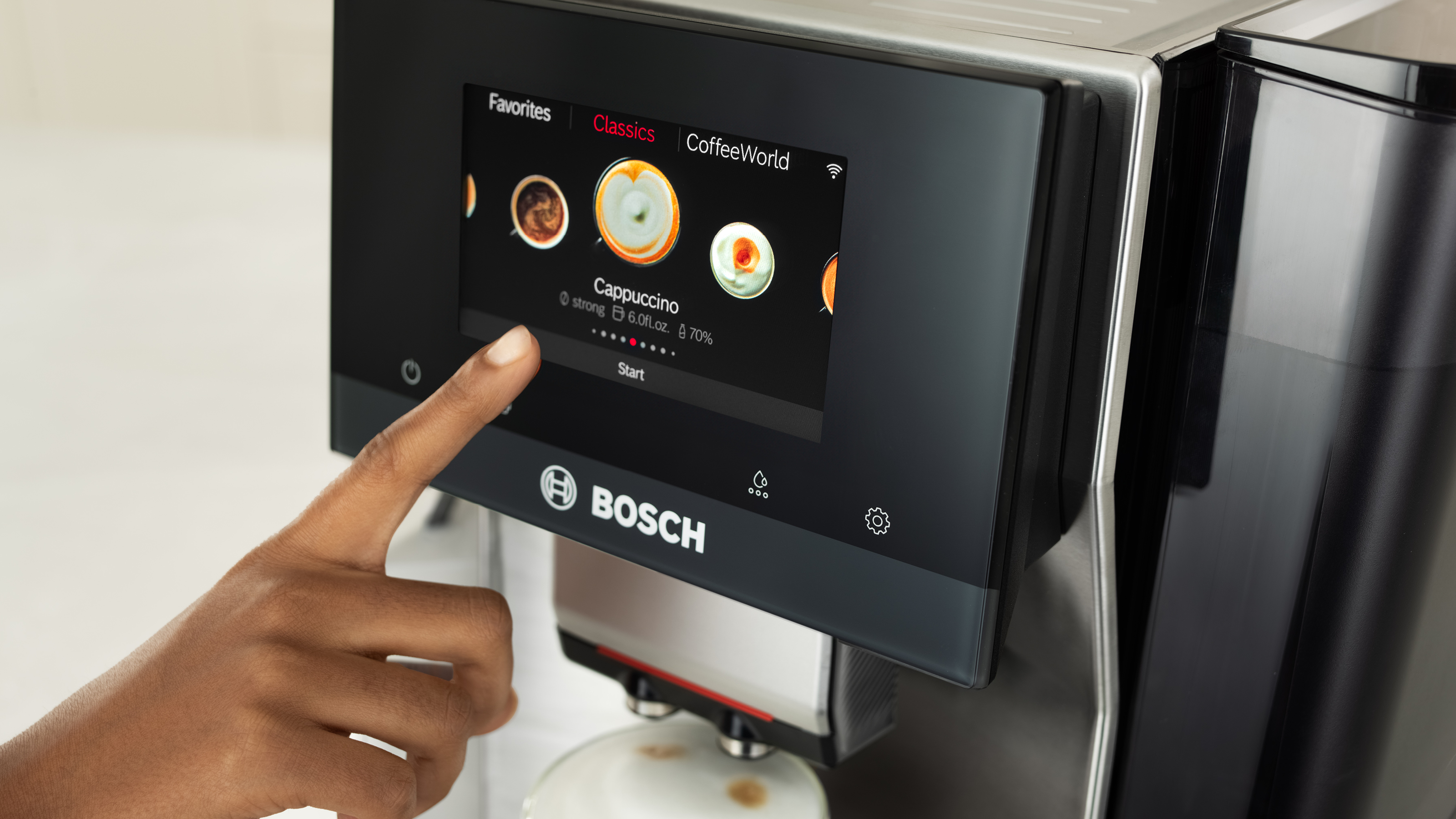 TQE80703 Fully automatic coffee machine | BOSCH TH