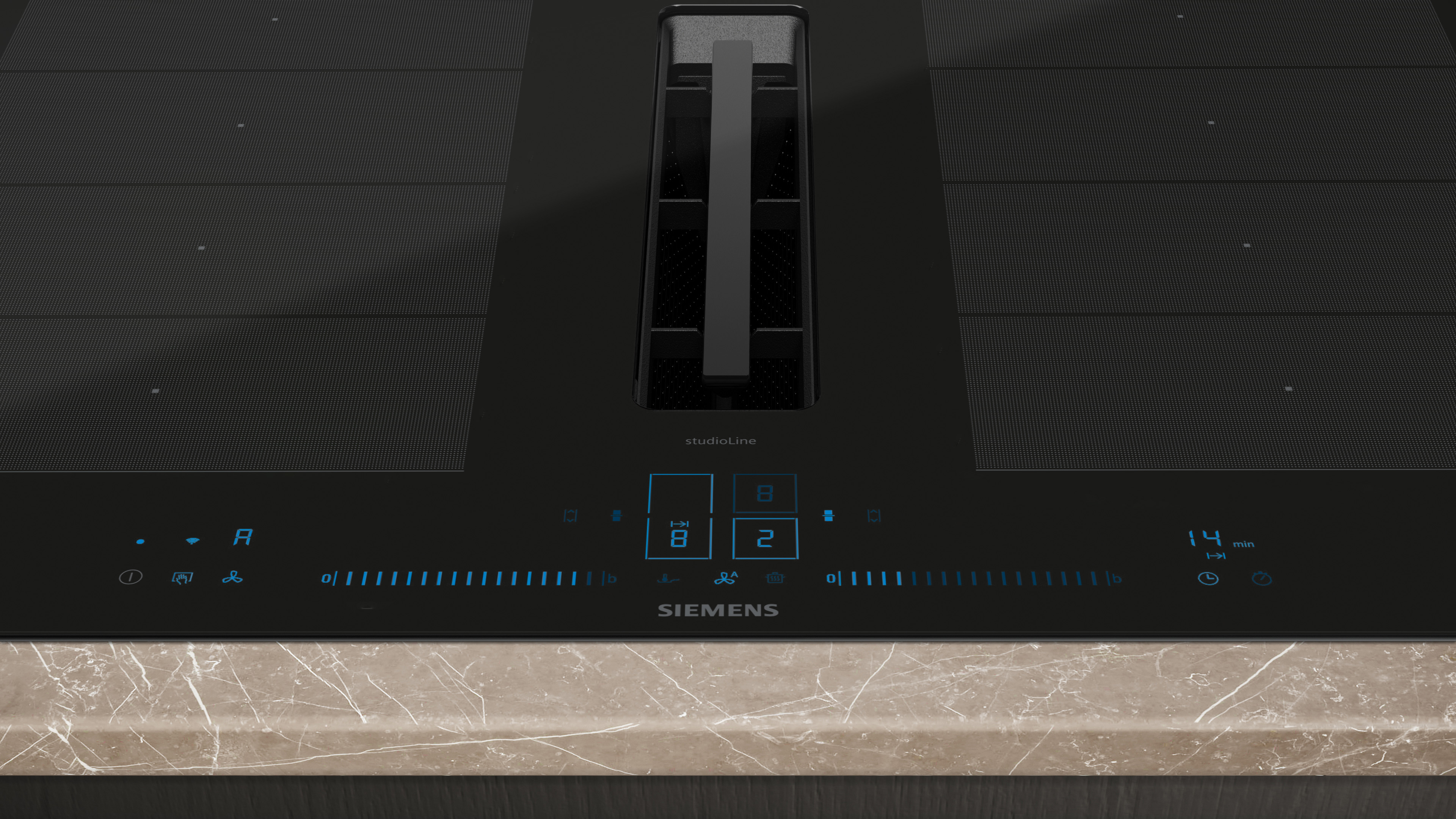 EX870NX68E Induction hob with integrated ventilation system | SIEMENS GB