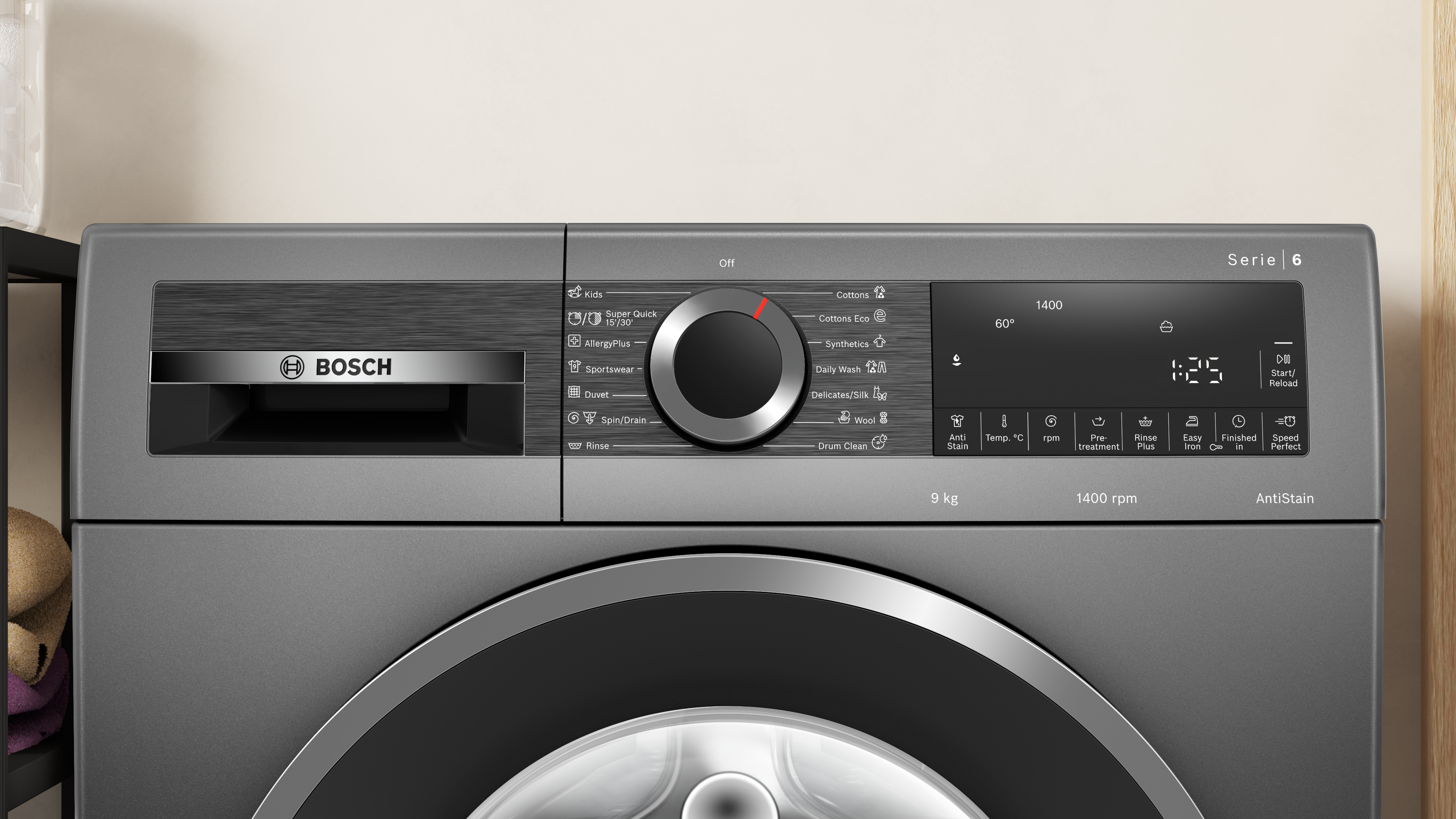 WGG24401SG Washing machine, front loader | BOSCH SG