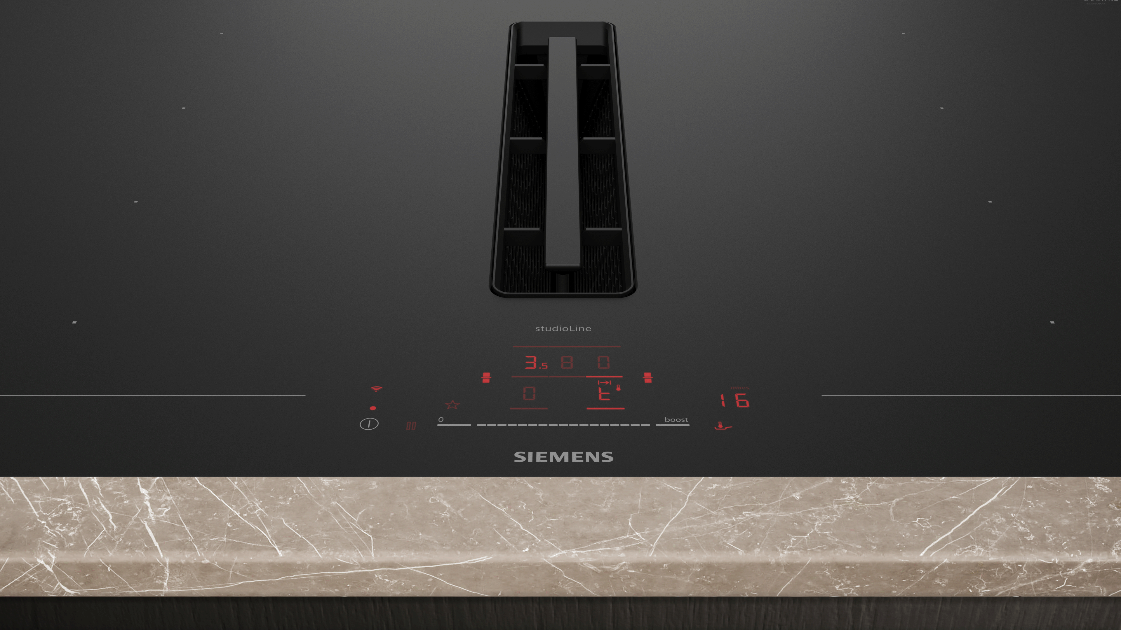 EX80BHL26E Induction hob with integrated ventilation system | SIEMENS LU