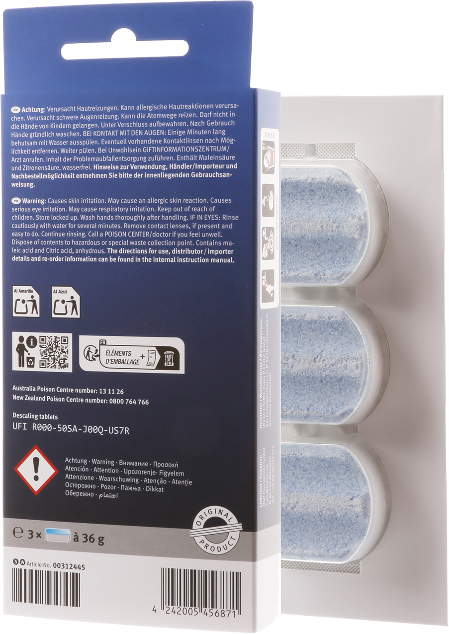 00312445 Coffee & Espresso Machine Descaling Tablets | THERMADOR US