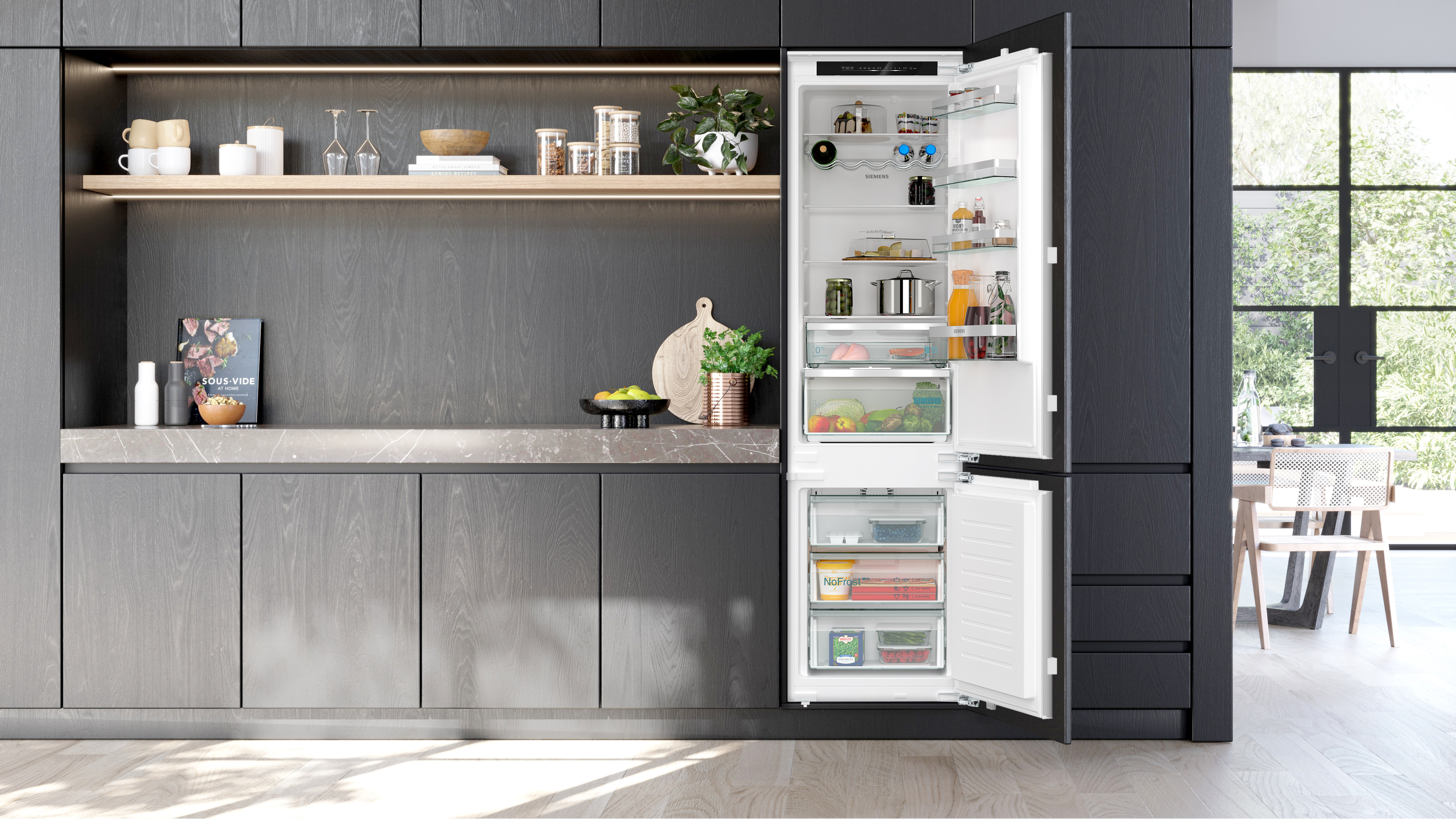 KI96NVFD0 Frigorífico combi integrable | SIEMENS ES