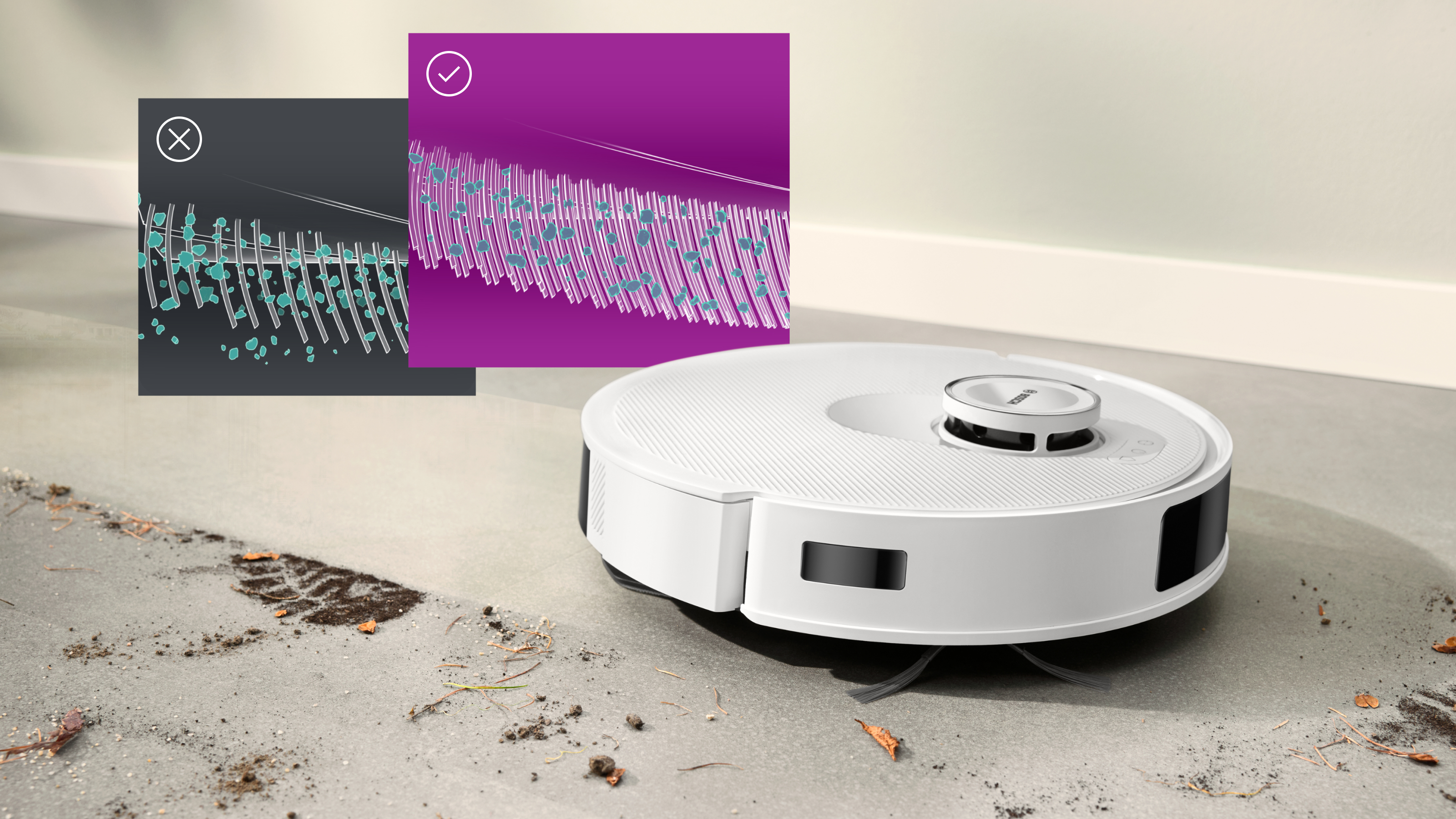BCRC2W Aspirateur robot | BOSCH BE
