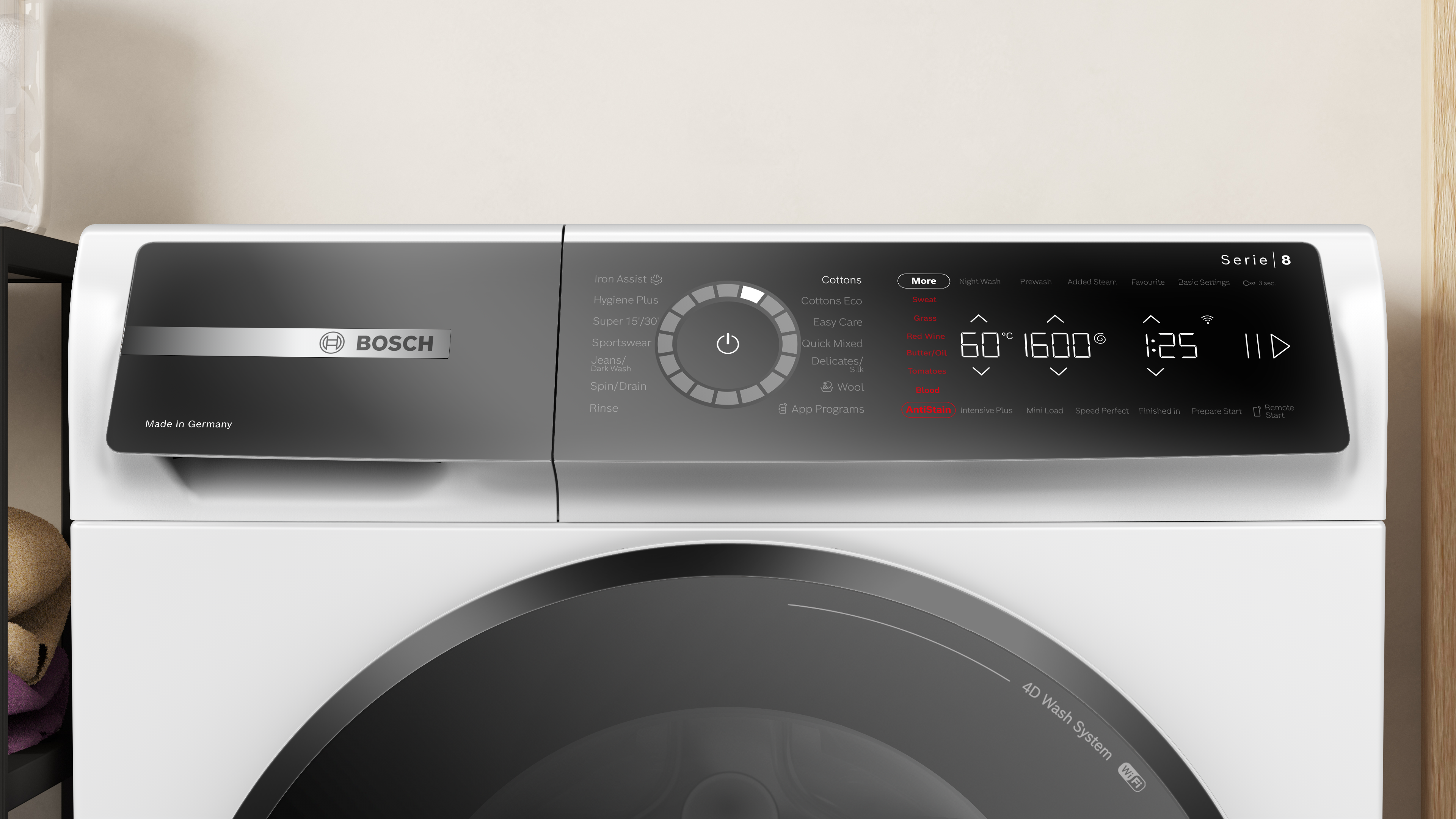 WGB25601AU washing machine, front loader | Bosch Home Appliances