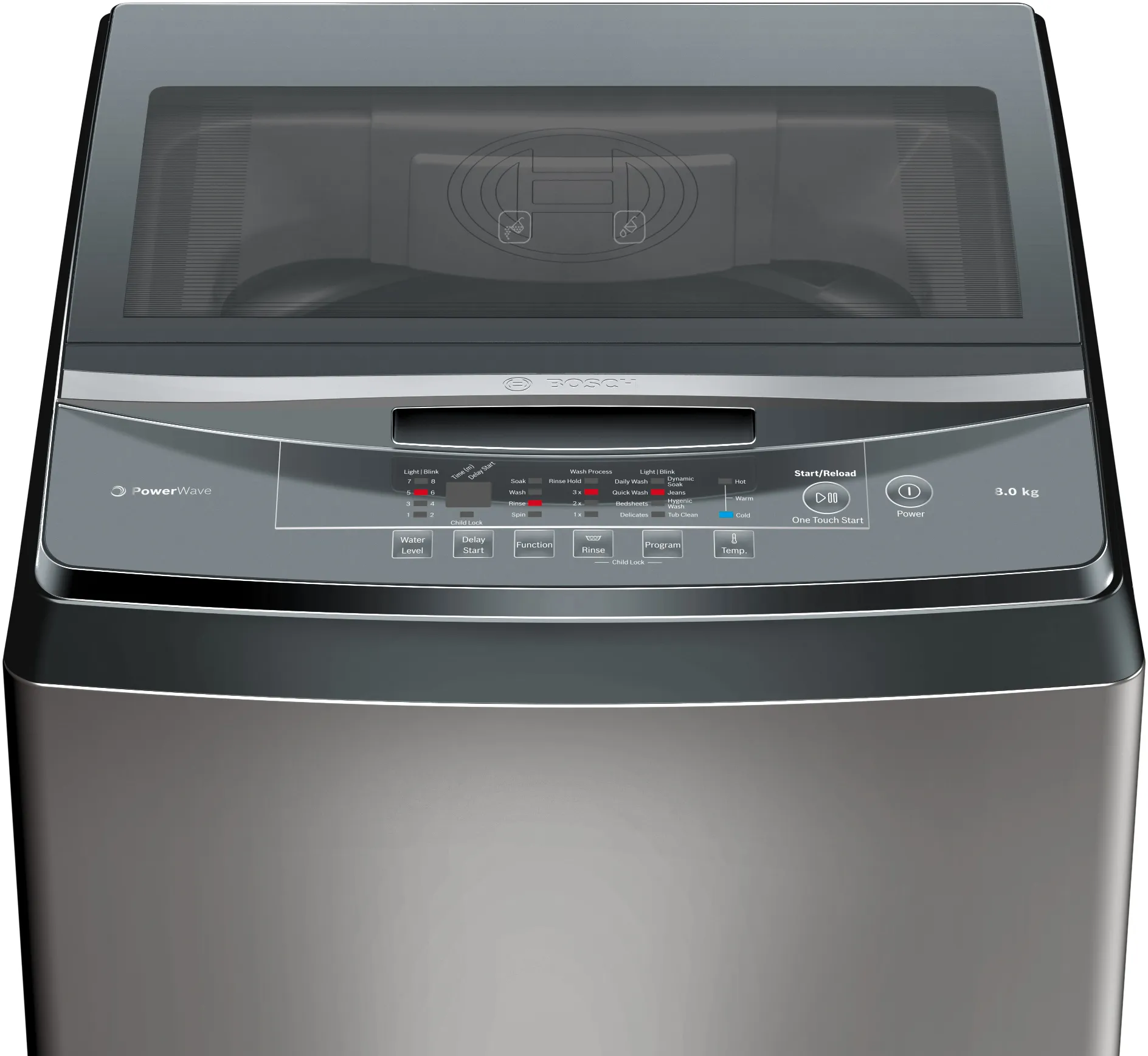 WOE804D2IN washing machine, top loader | Bosch Home Appliances IN