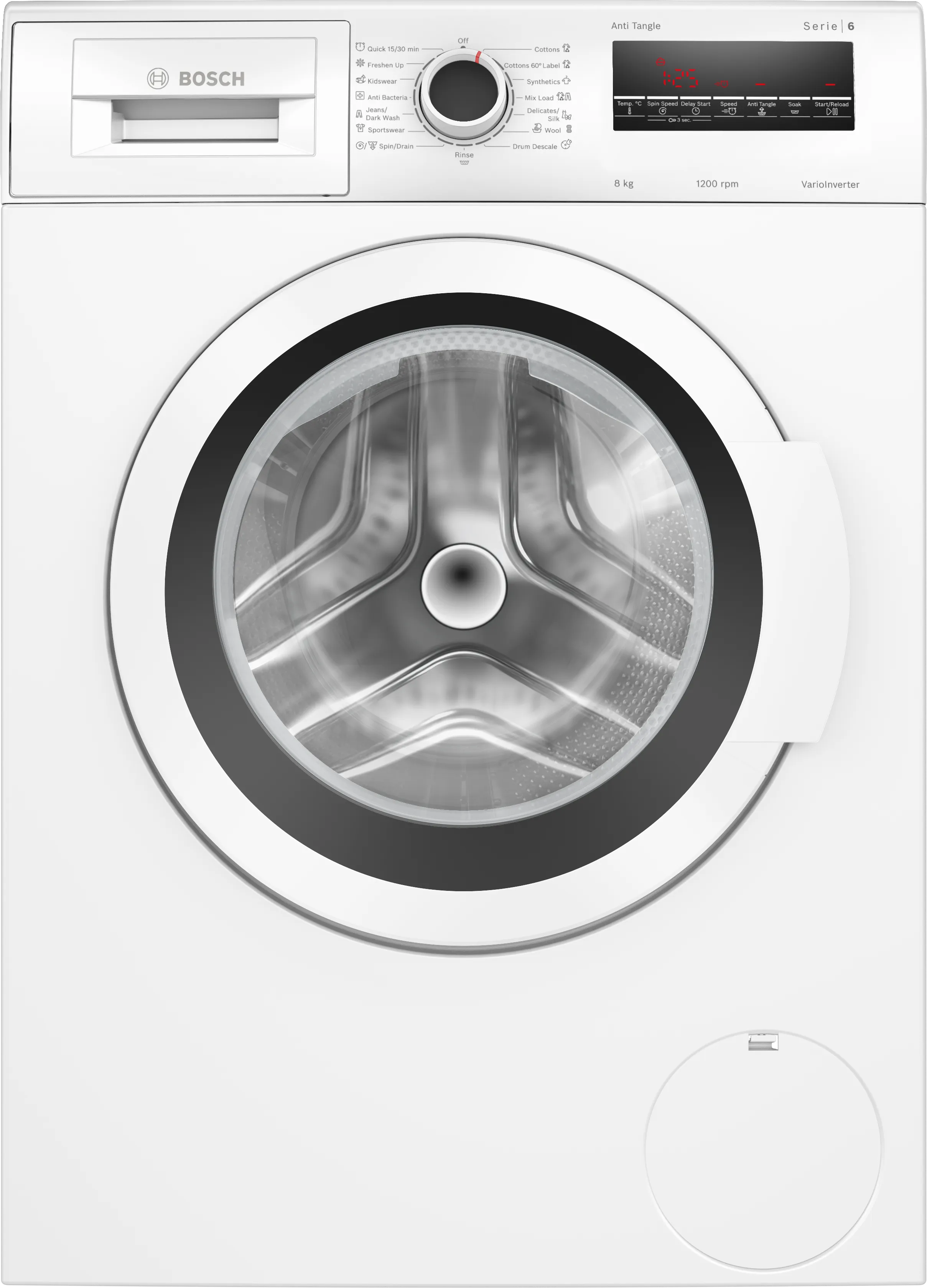 WAJ2426AIN washing machine, front loader | Bosch Home Appliances IN