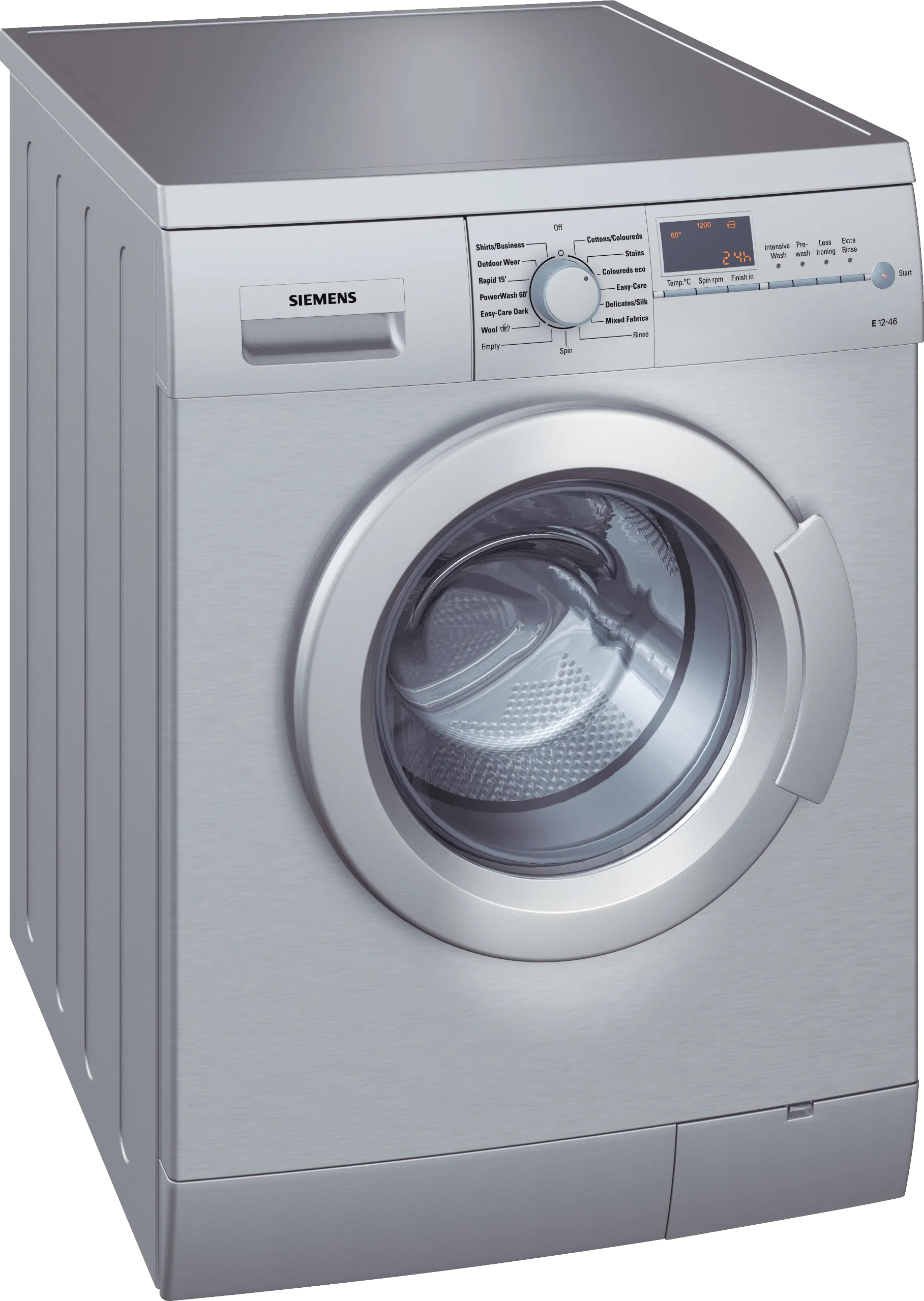 WM12E46SGB washing machine, frontloader fullsize | SIEMENS GB