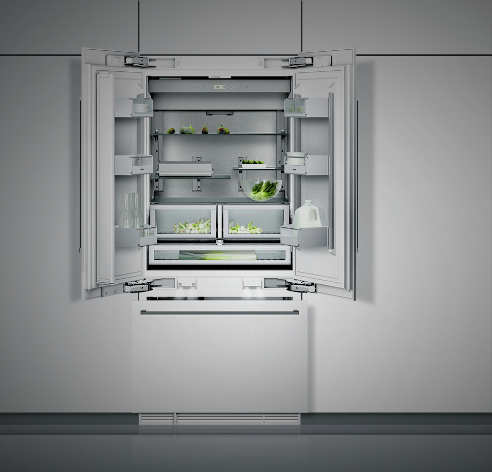 RY492301 Vario built-in fridge-freezer with freezer at bottom | GAGGENAU PT