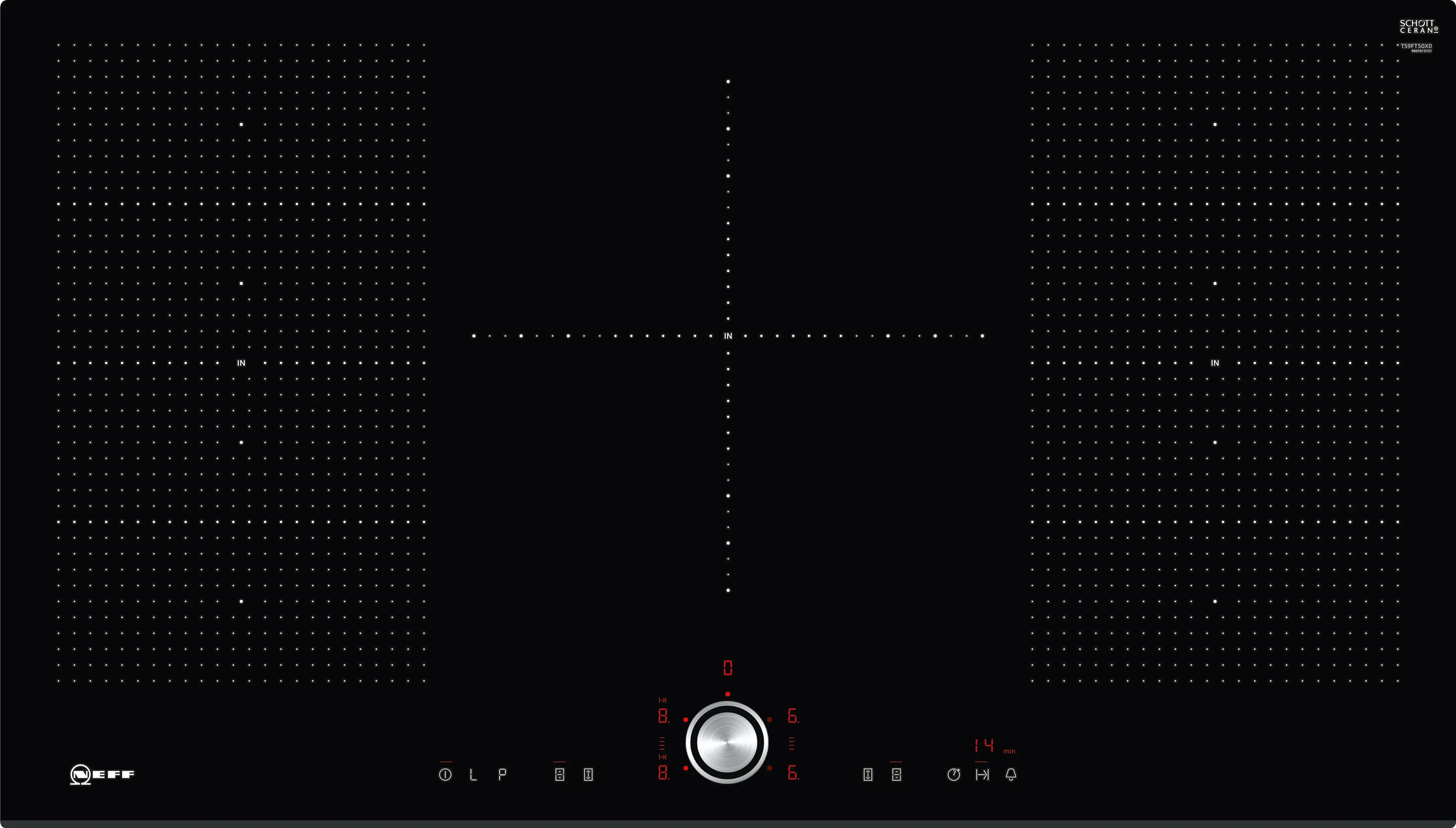 T59FT50X0 Induction hob | Neff home appliances GB