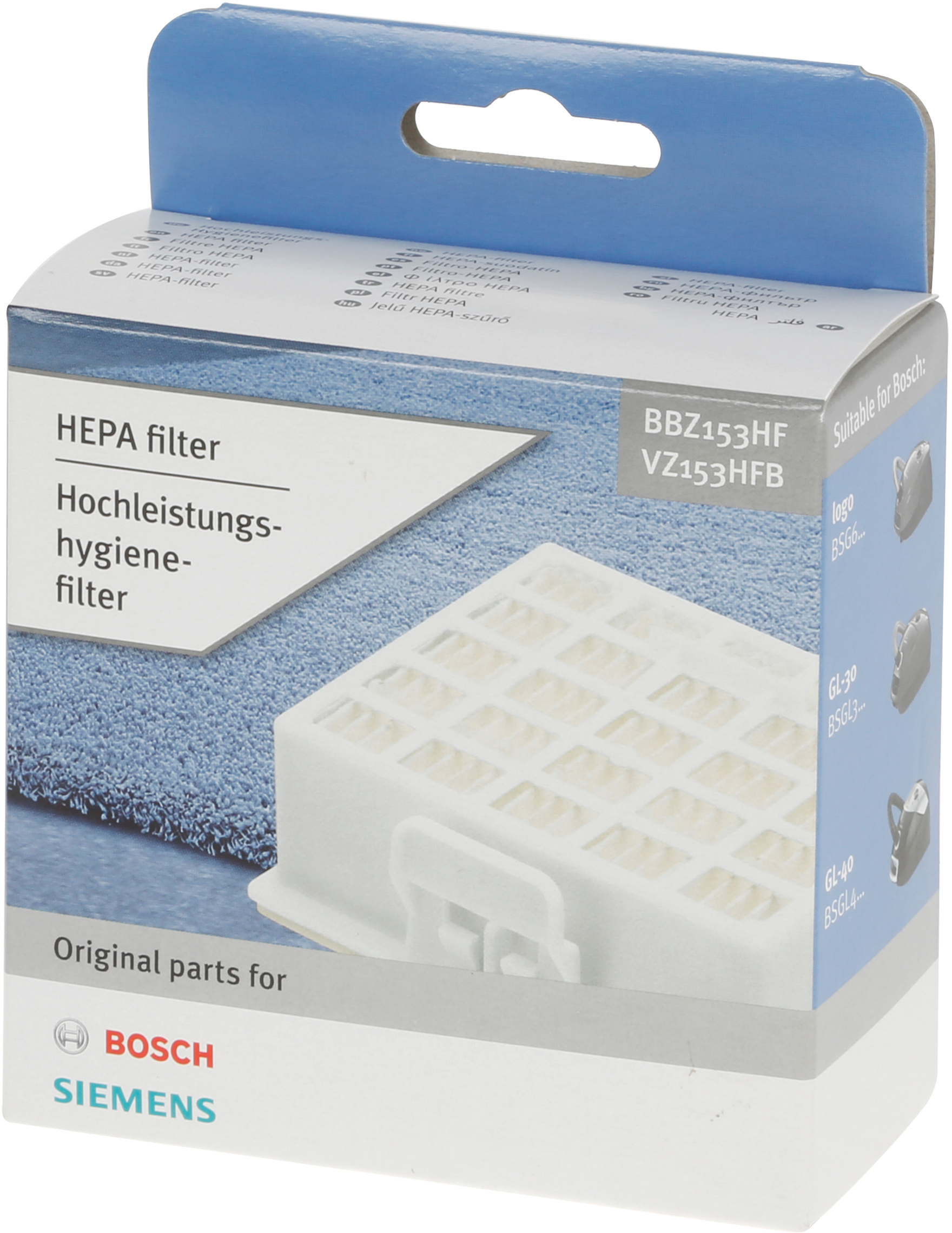 00578731 High performance hygiene filter | BOSCH US