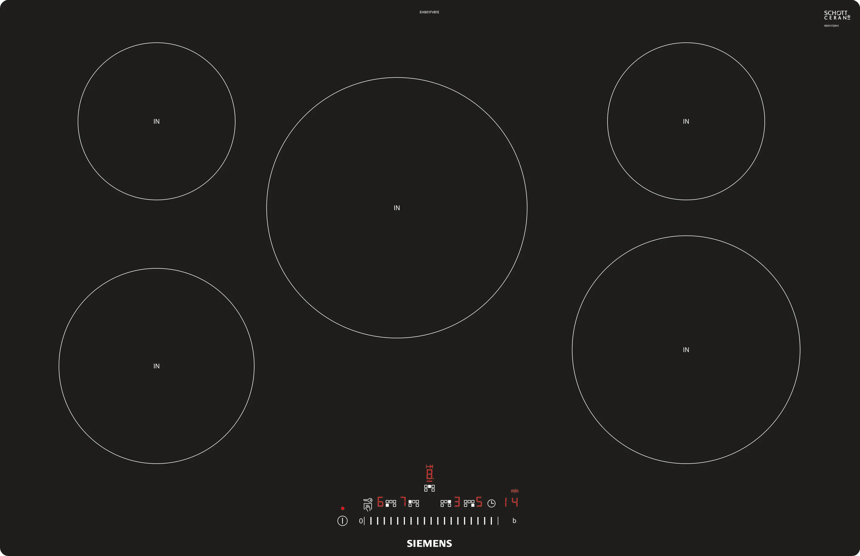 EH801FVB1E Induction hob | SIEMENS GB