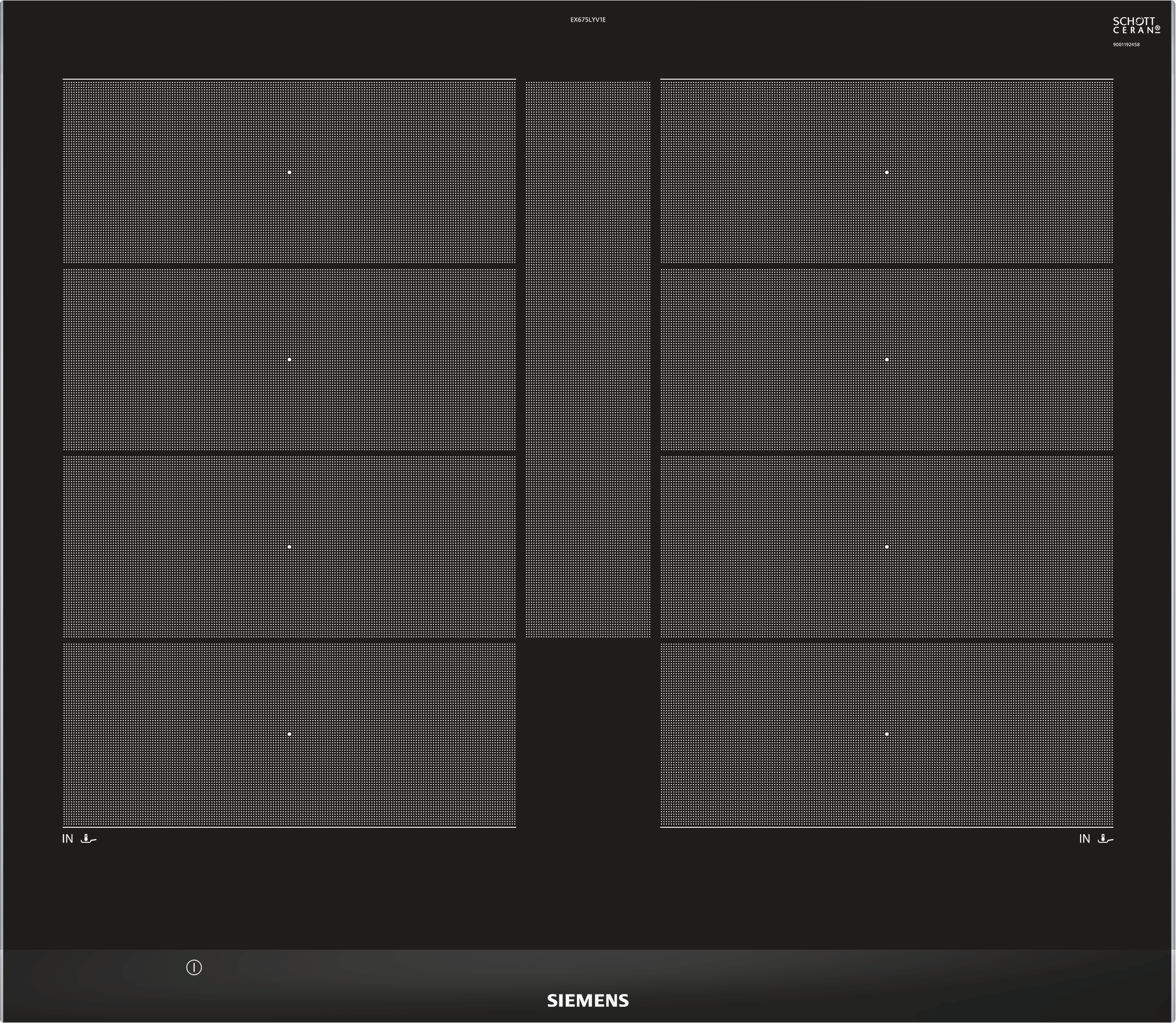 EX675LYV1E İndüksiyonlu Ocak | Siemens Ev Aletleri