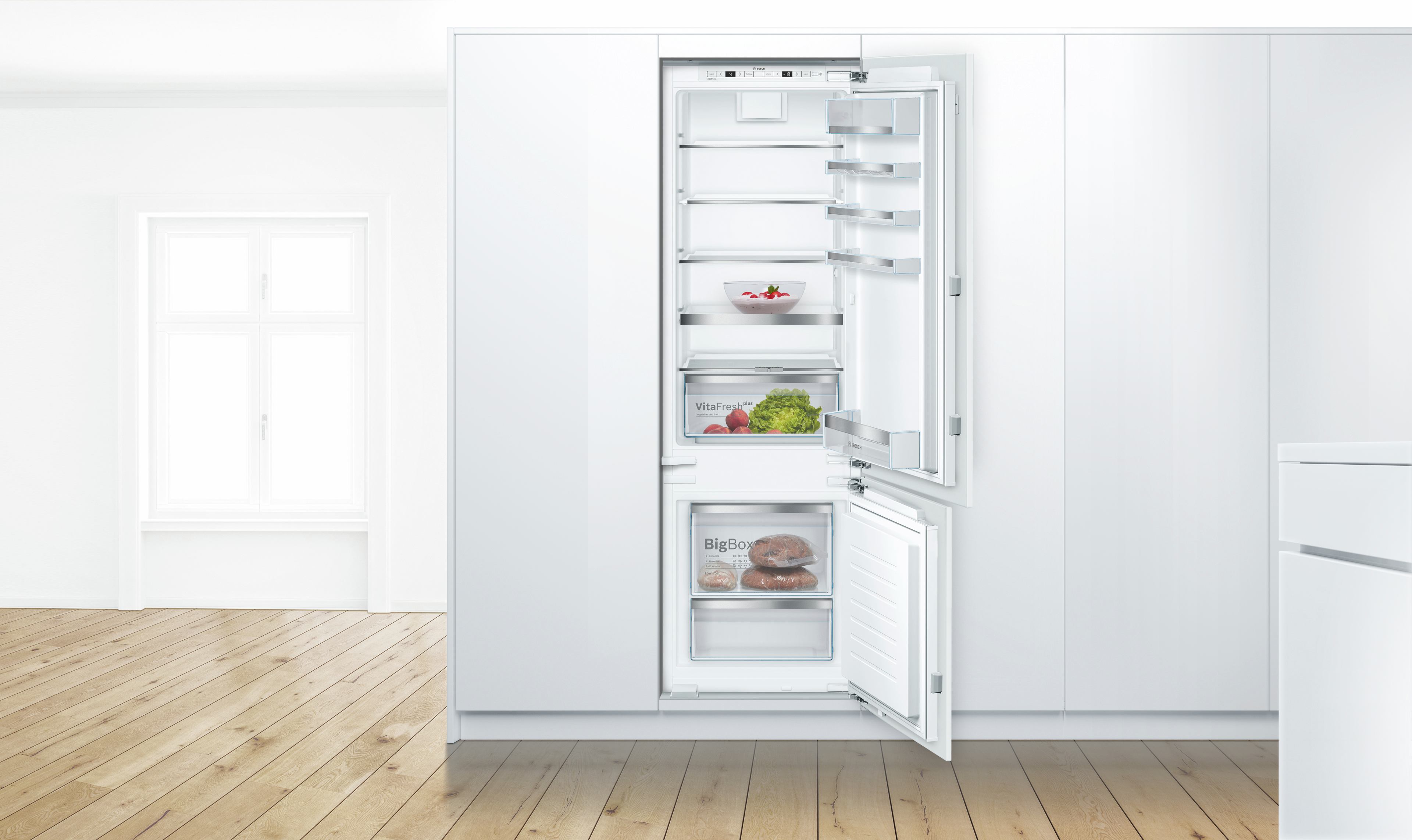 KIS87AF30O Built-in Bottom Freezer | BOSCH MY
