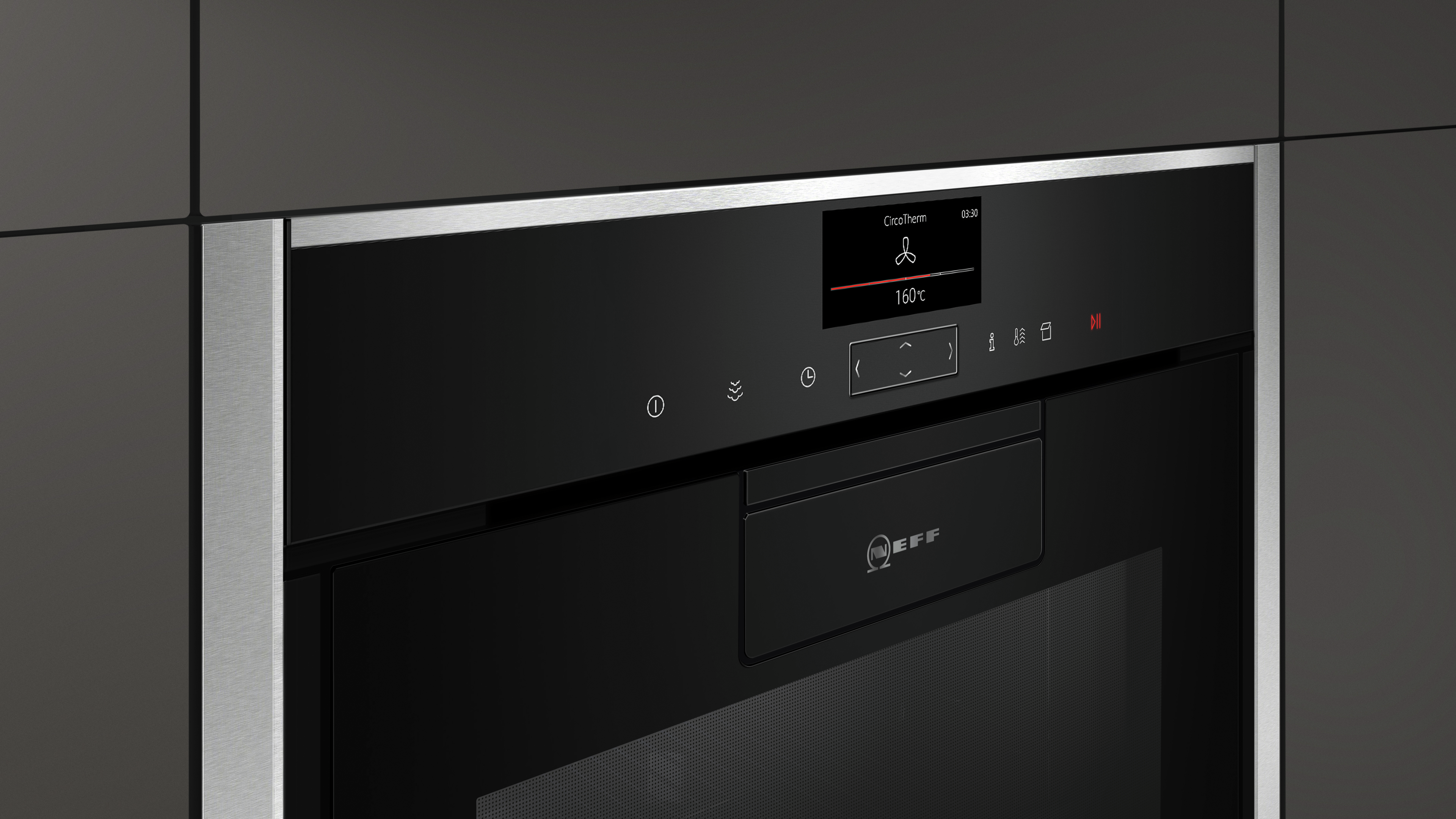 C87FS32N0B Built-in compact oven with steam function | Neff home ...
