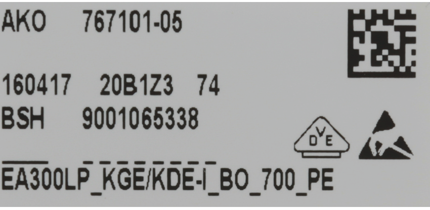 00752201 Control module programmed | BOSCH GB