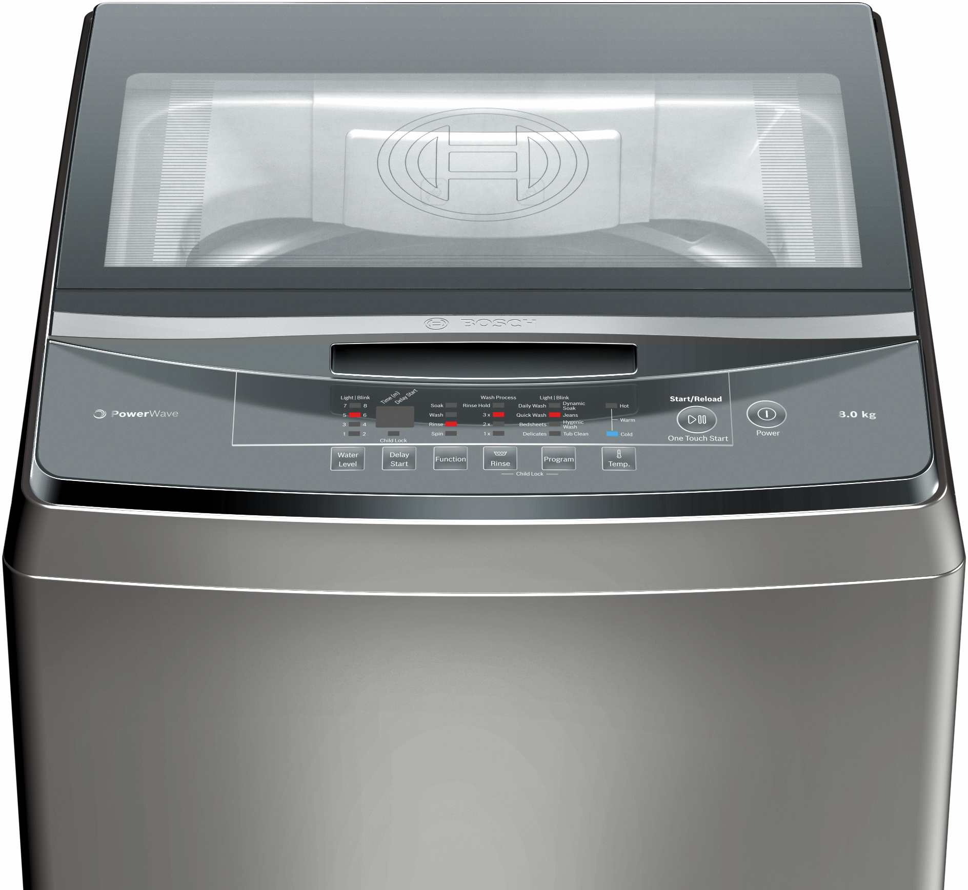WOE802D0IN washing machine, top loader | Bosch Home Appliances IN