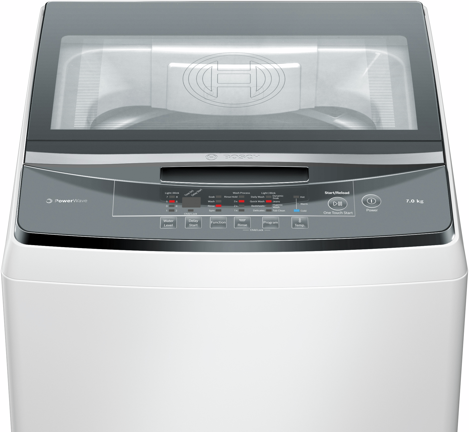 WOE702W0IN washing machine, top loader | Bosch Home Appliances IN