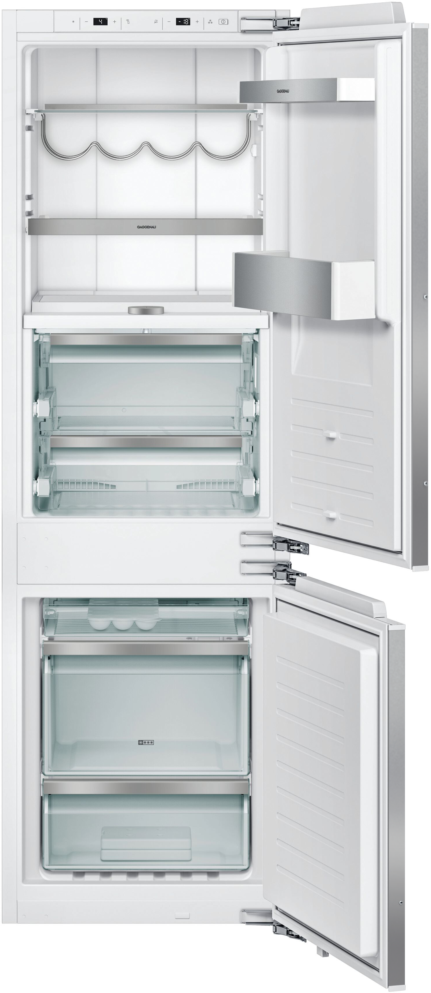 RB282305 built-in fridge-freezer with freezer at bottom | GAGGENAU TR