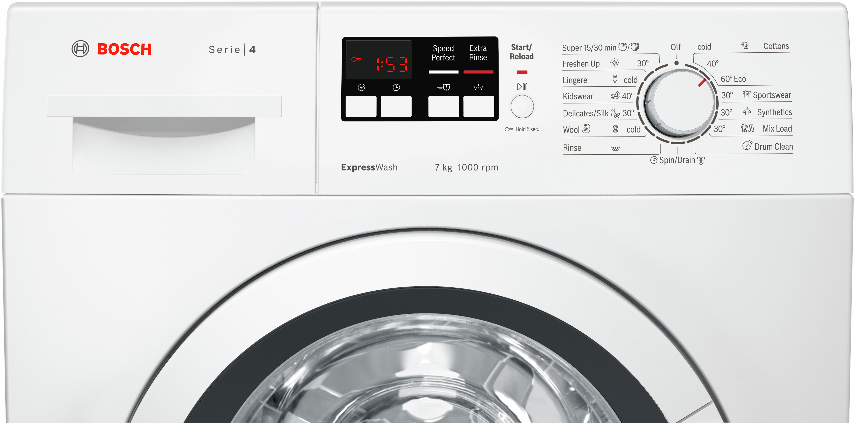 WAK20163IN washing machine, front loader | Bosch Home Appliances IN