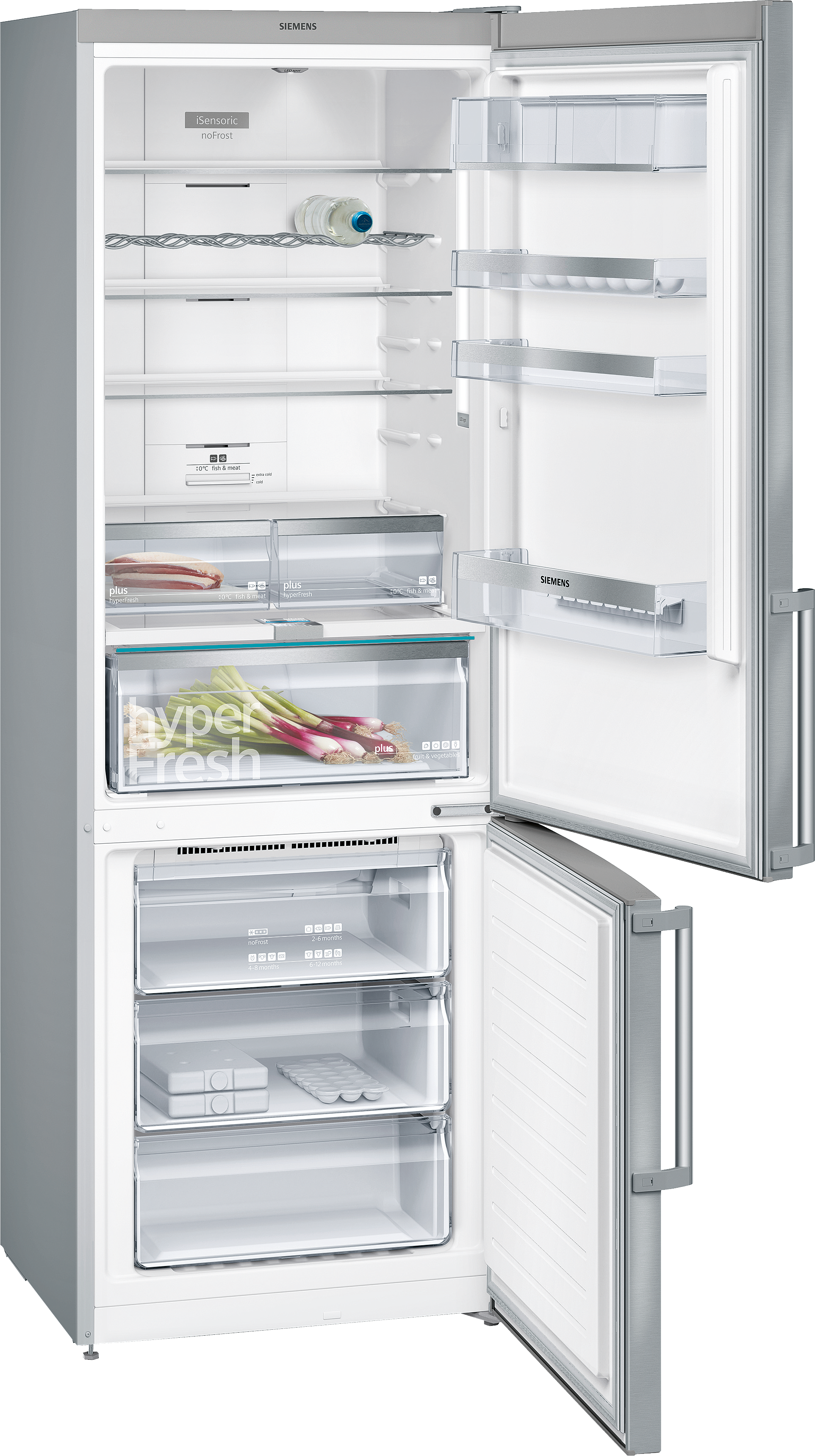 KG49NAI31 free-standing fridge-freezer with freezer at bottom | SIEMENS PL