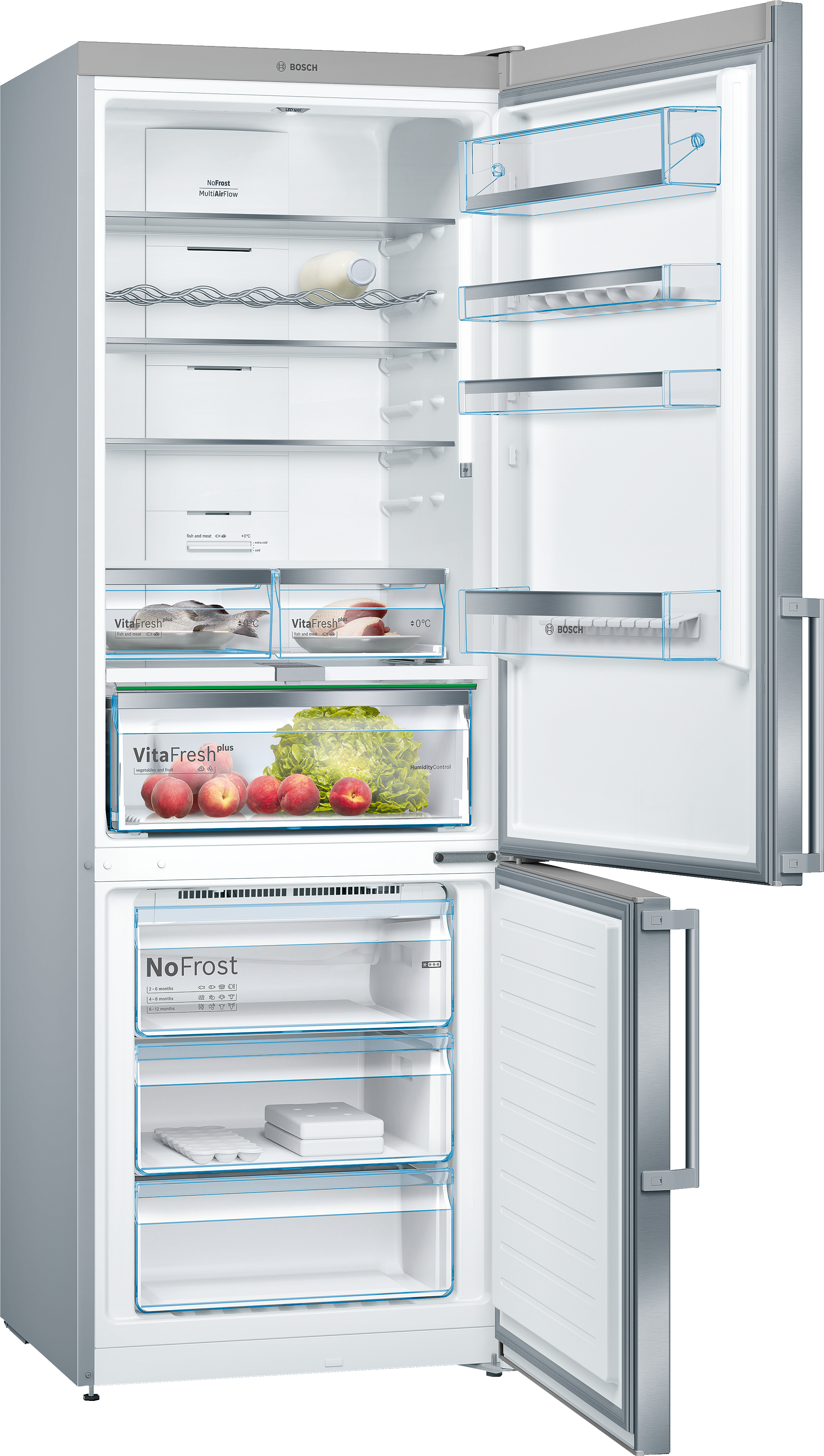 KGN49AI40 Ελεύθερος ψυγειοκαταψύκτης | BOSCH GR