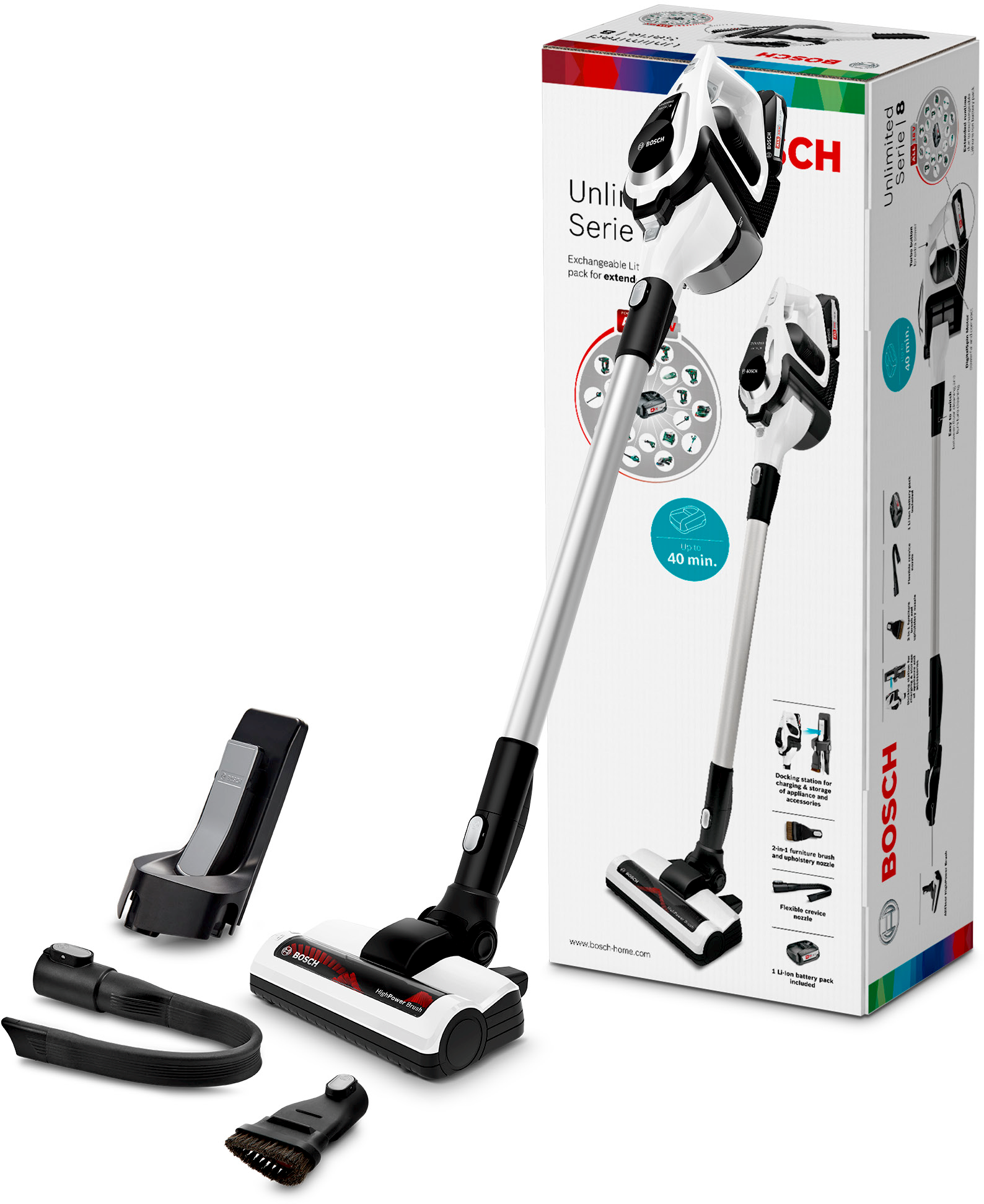 BCS81EXC Прахосмукачка с батерия | BOSCH BG